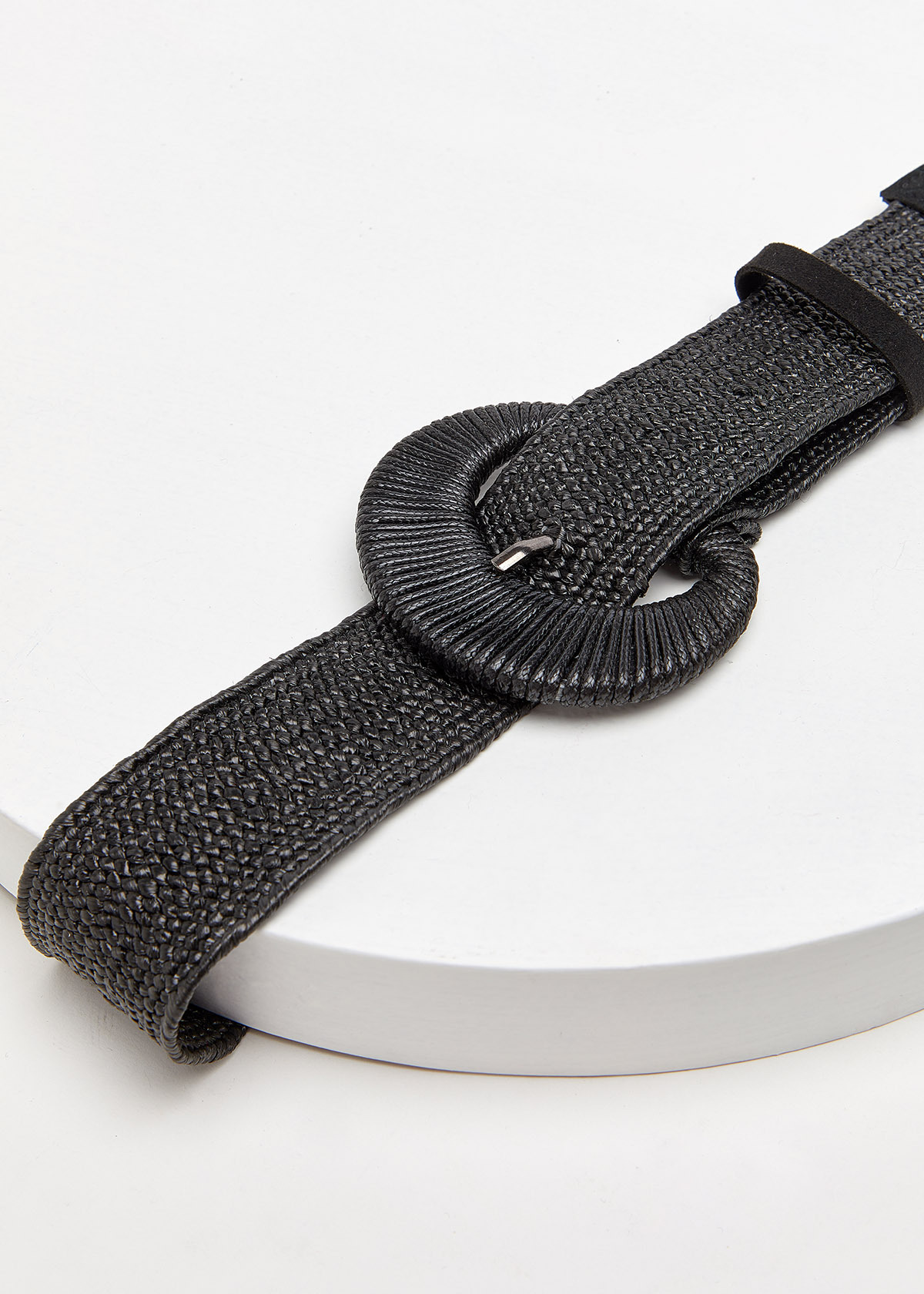 Shop Woven Black Belt in Black | Accessories | Taking Shape AU