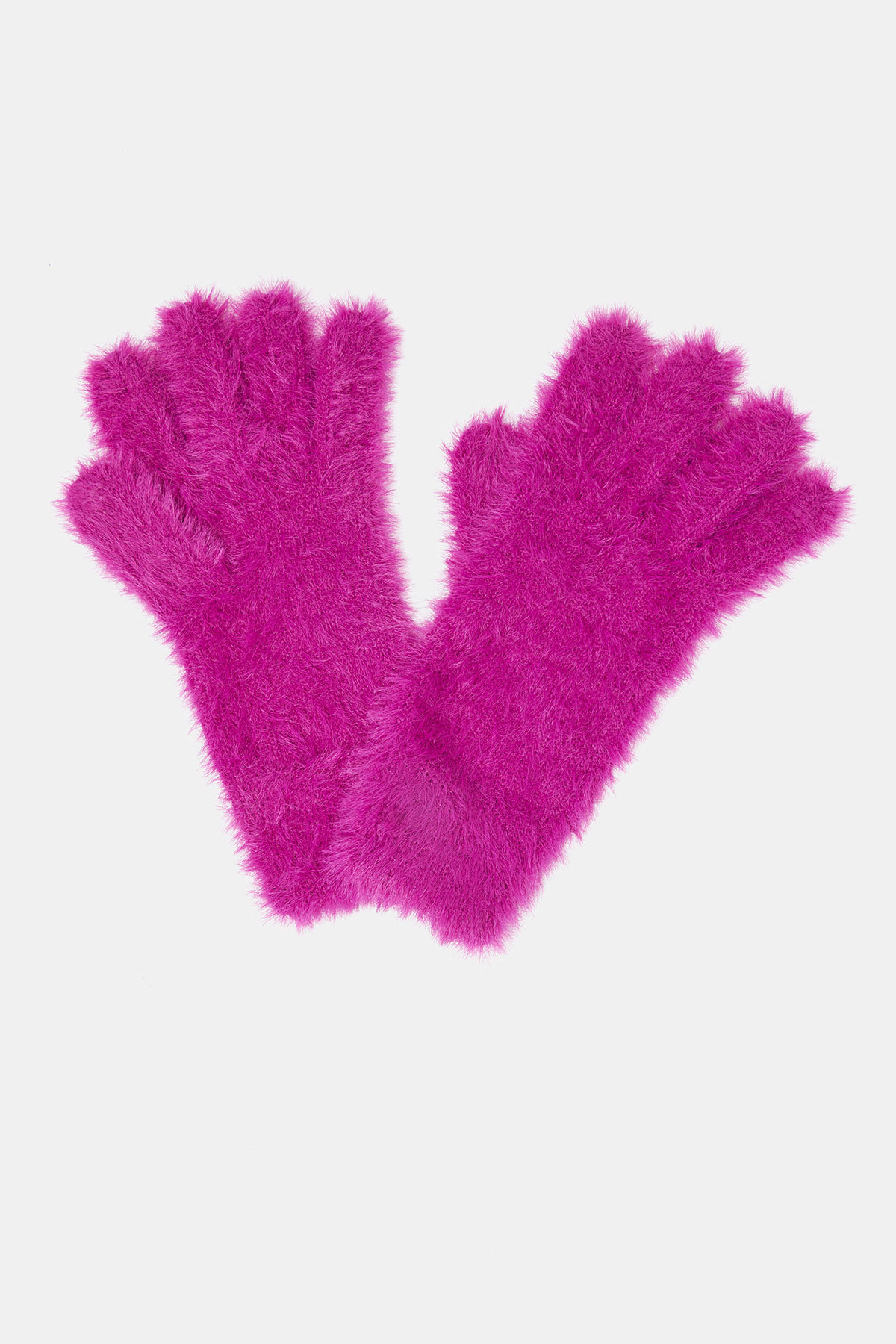 Shop Fuzzy Knit Gloves in Pink | Accessories | Taking Shape AU