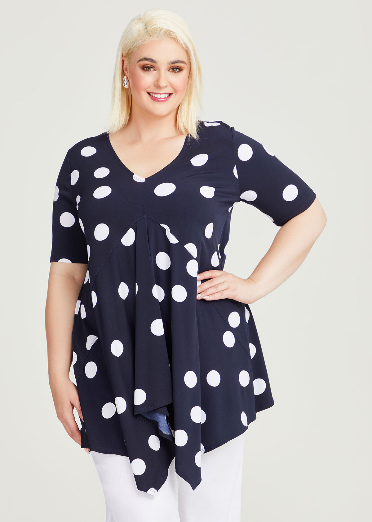 Shop Plus Size Maia Top, Blue | Taking Shape AU