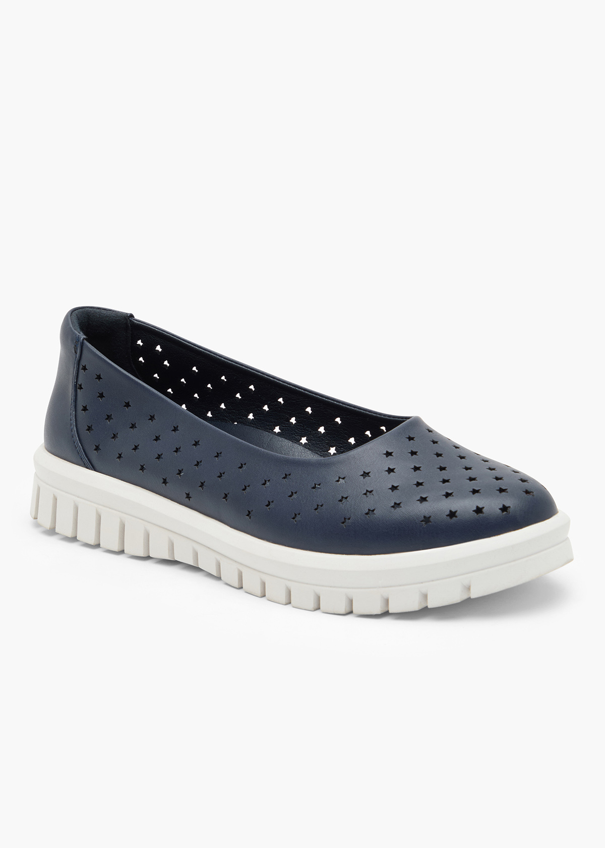 Shop Blue Star Laser Cut Flex Ballet | Comfortable Shoes | Taking Shape AU