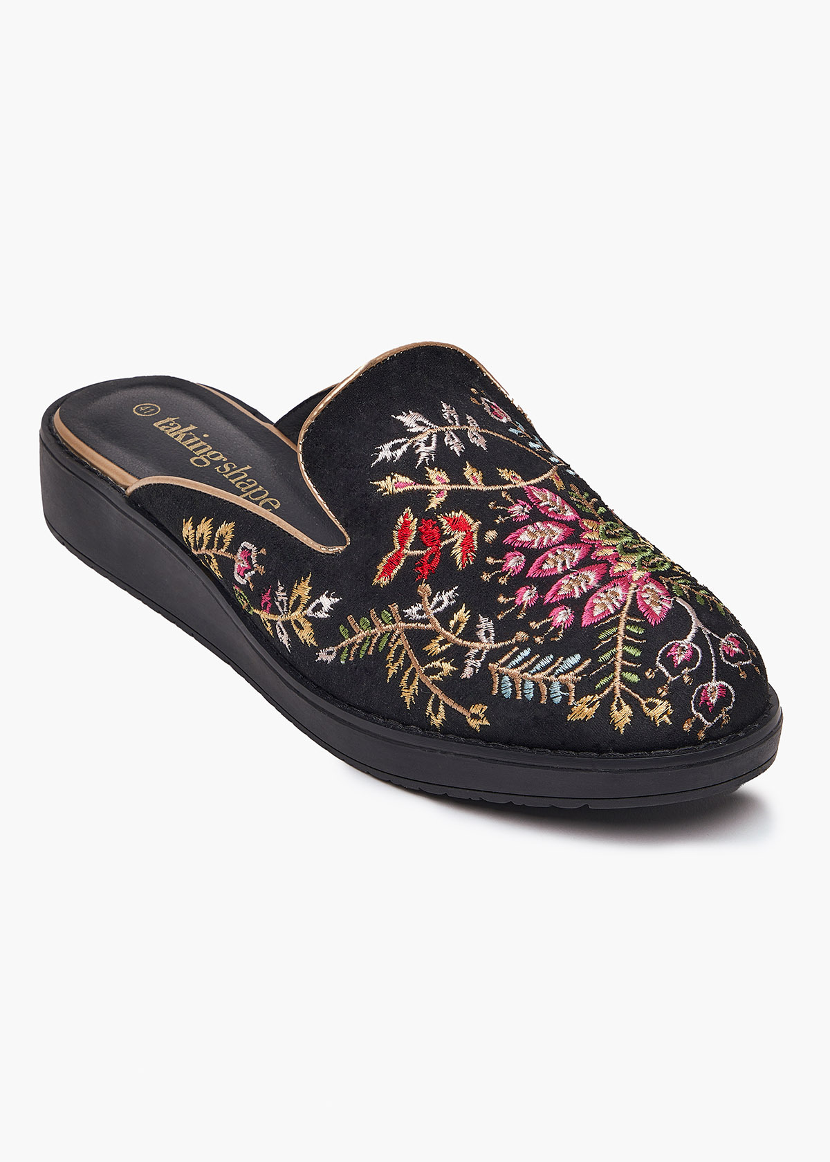 Shop Embroidered Floral Mule | Comfortable Shoes | Taking Shape AU