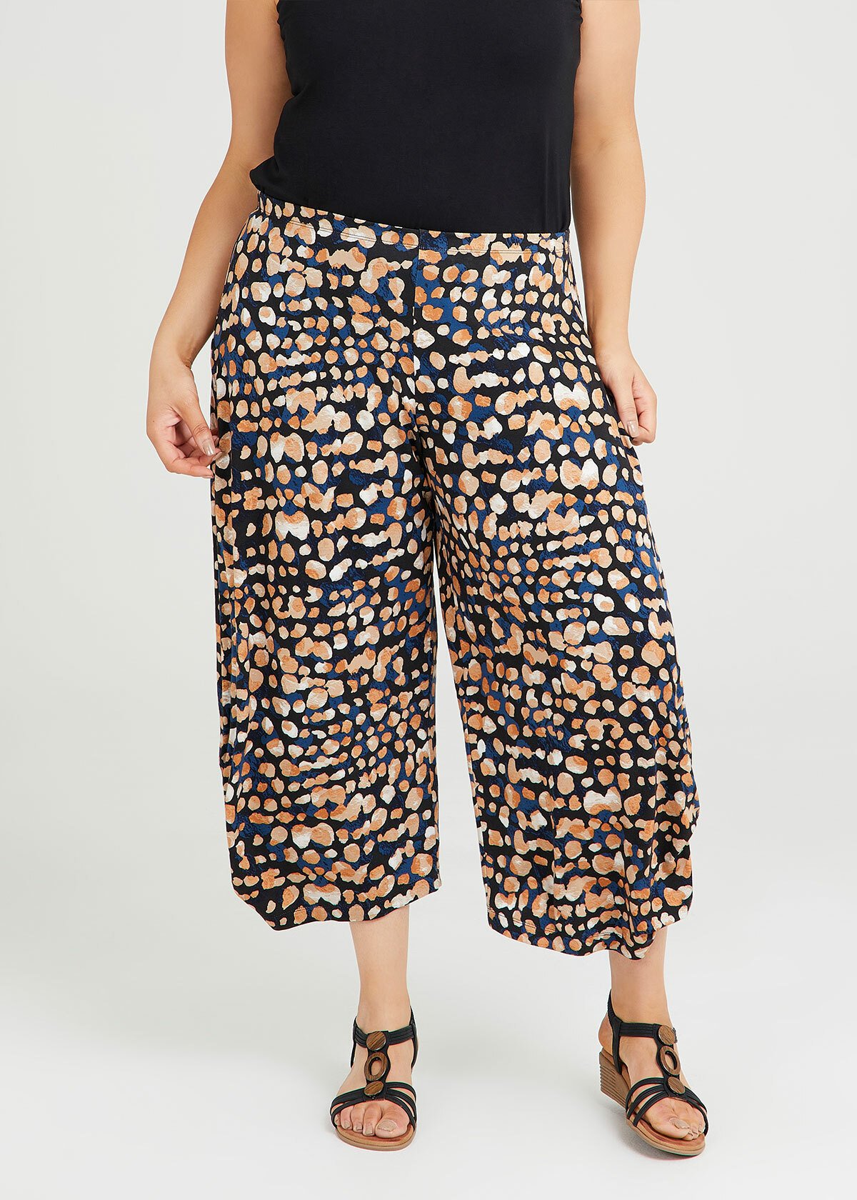 Shop Plus Size Bamboo Drape Pant, Multi | Taking Shape AU