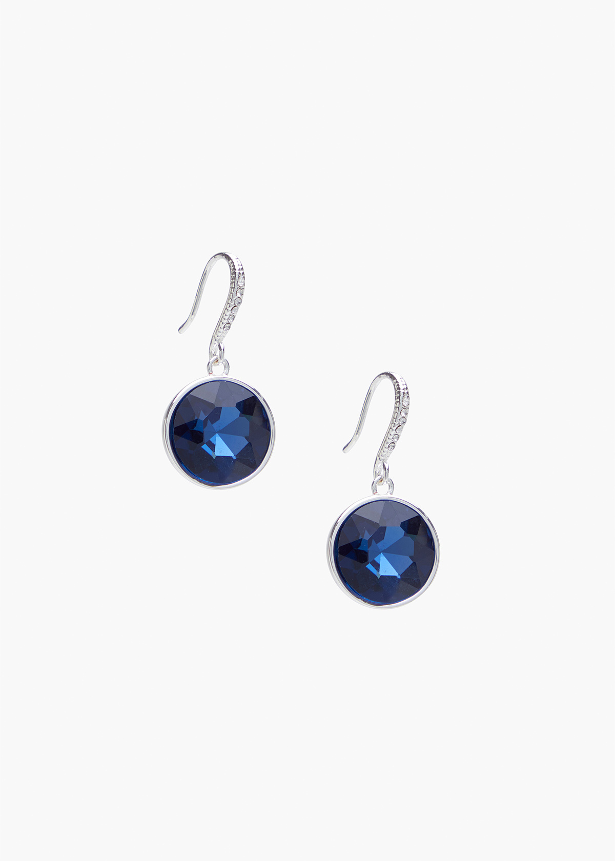 Shop Detailed Jewel Drop Earring in Navy | Accessories | Taking Shape AU