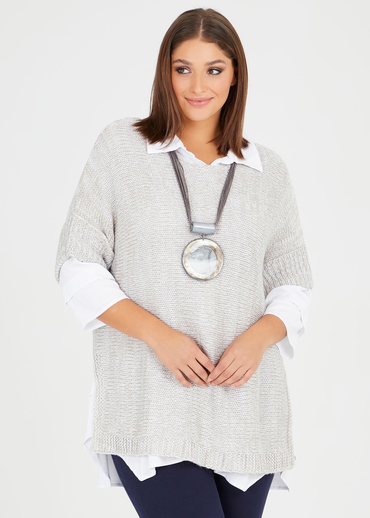 Shop Plus Size Shine On Jumper, White | Taking Shape AU
