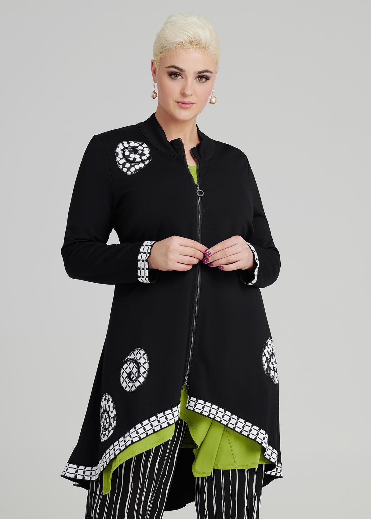 Shop Plus Size Fairview Ponti Jacket, Black | Taking Shape AU