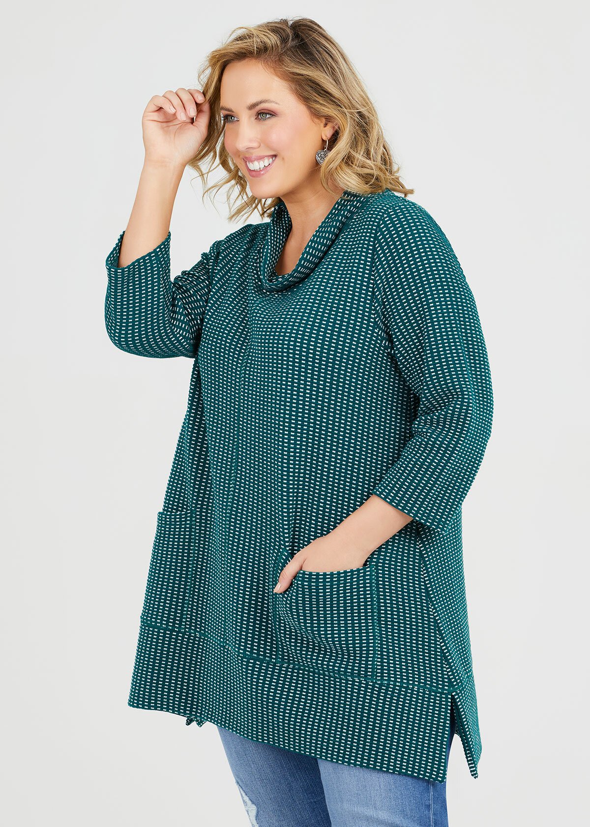 Shop Plus Size Tick Tick Top, Green | Taking Shape AU