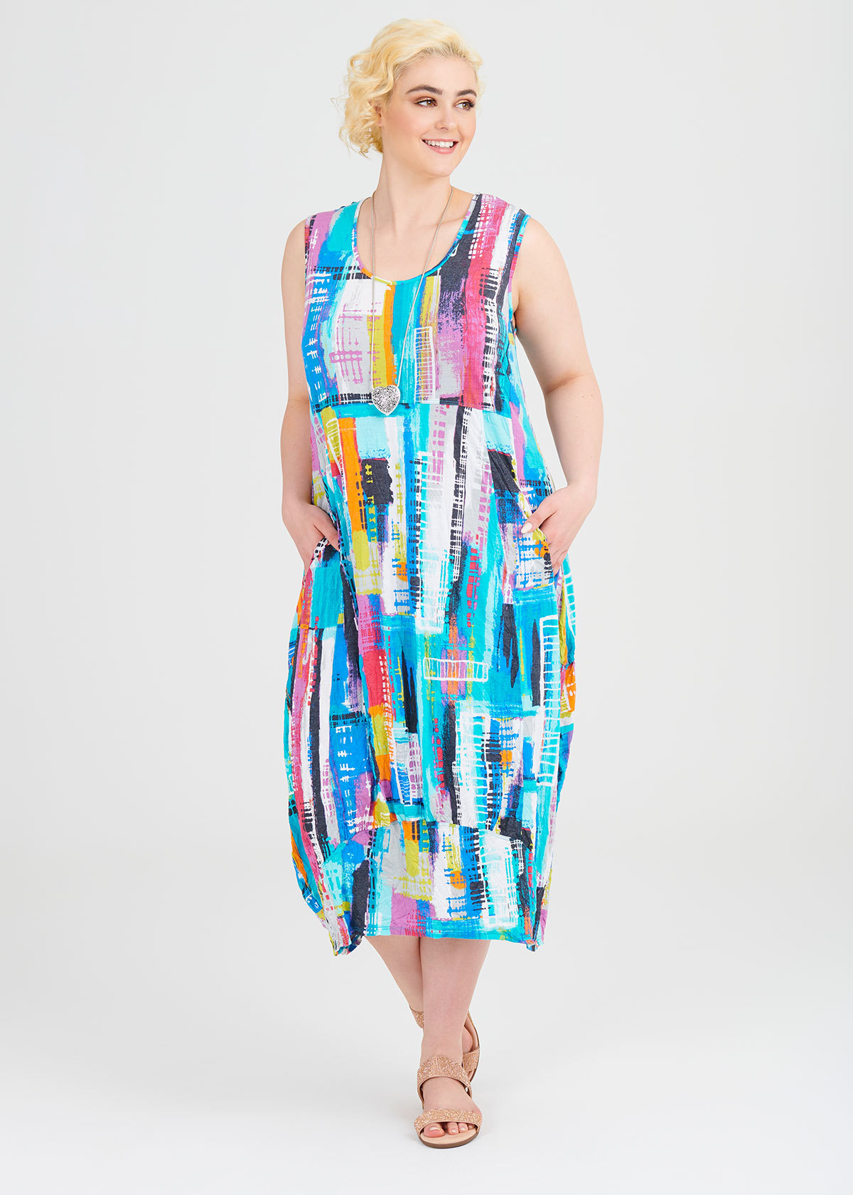 Shop Plus Size Prism Modal Dress in Print | Taking Shape AU
