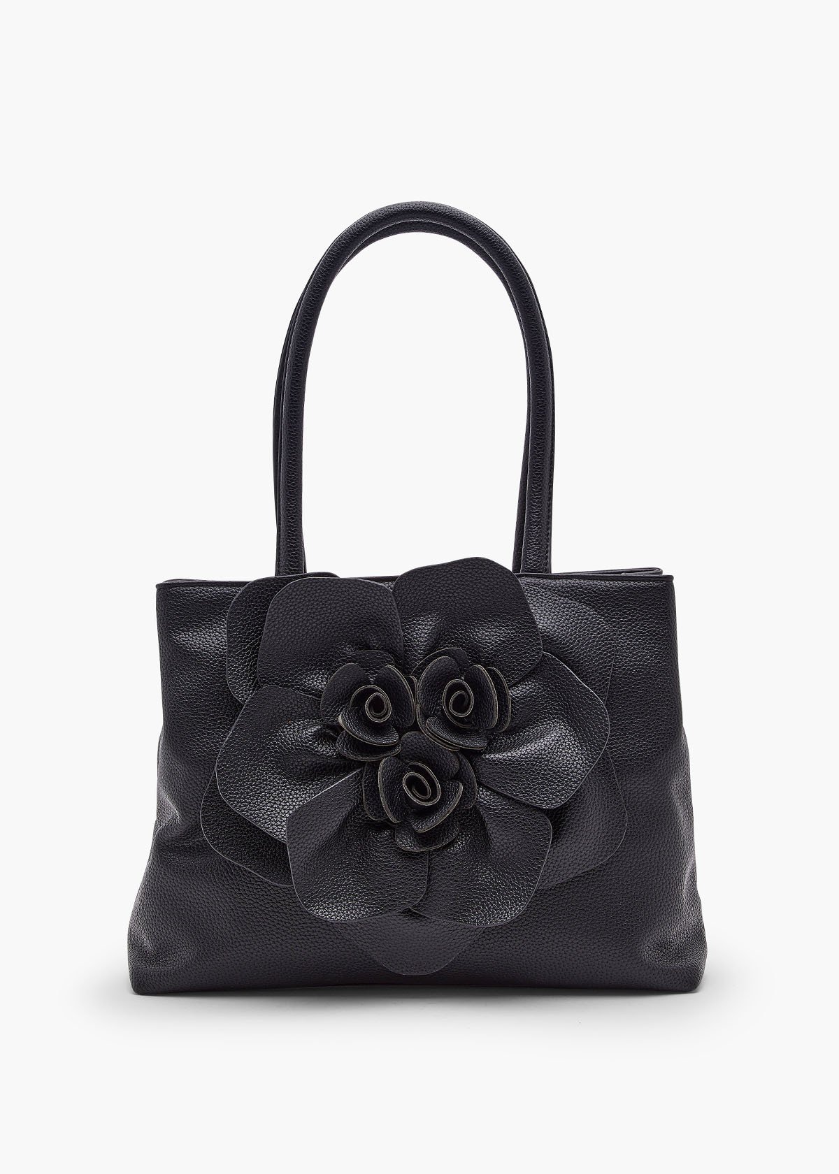 Shop Rosette Flower Bag in Black | Accessories | Taking Shape AU