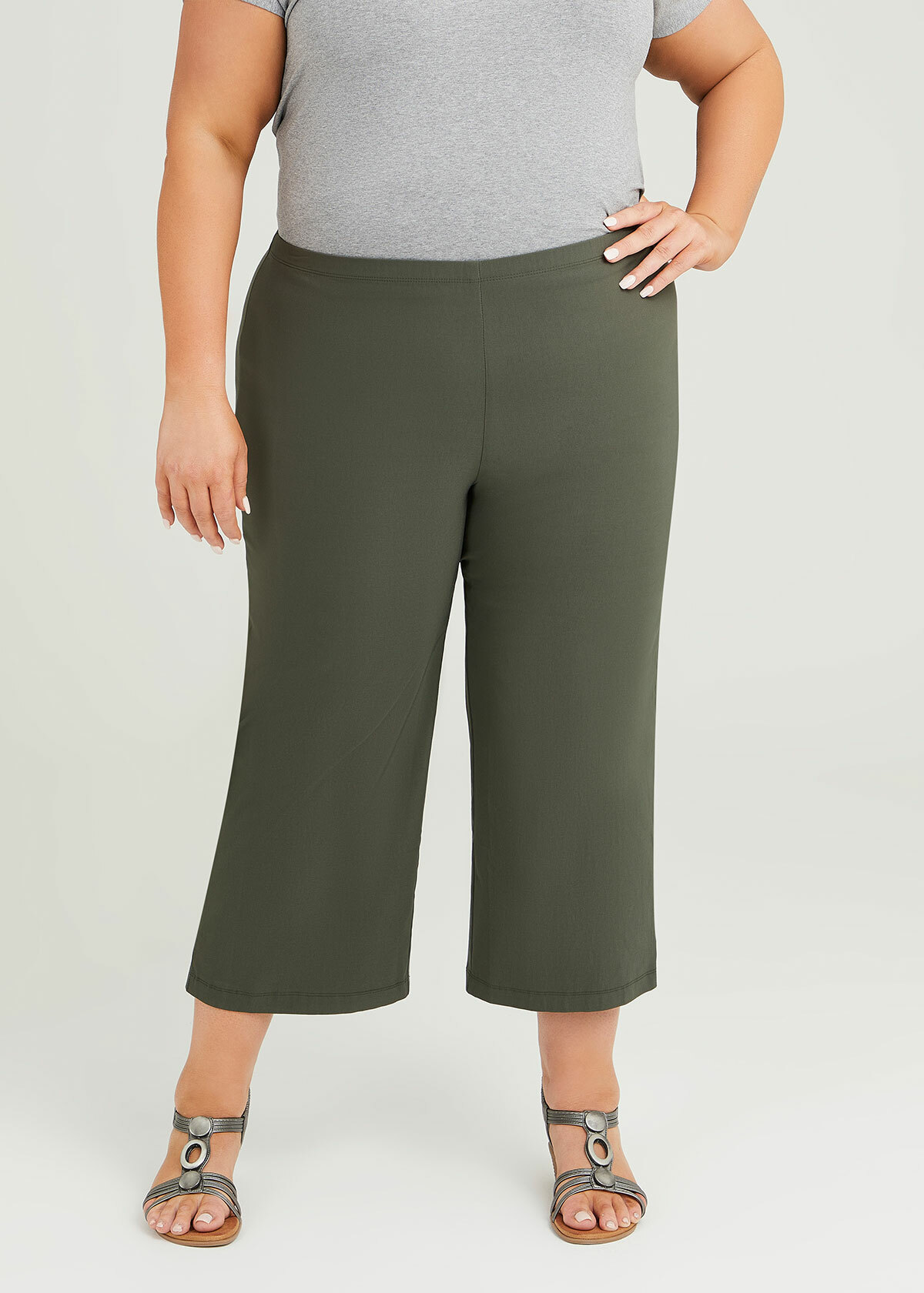 Shop Expose Culotte in Green in sizes 12 to 24 | Taking Shape