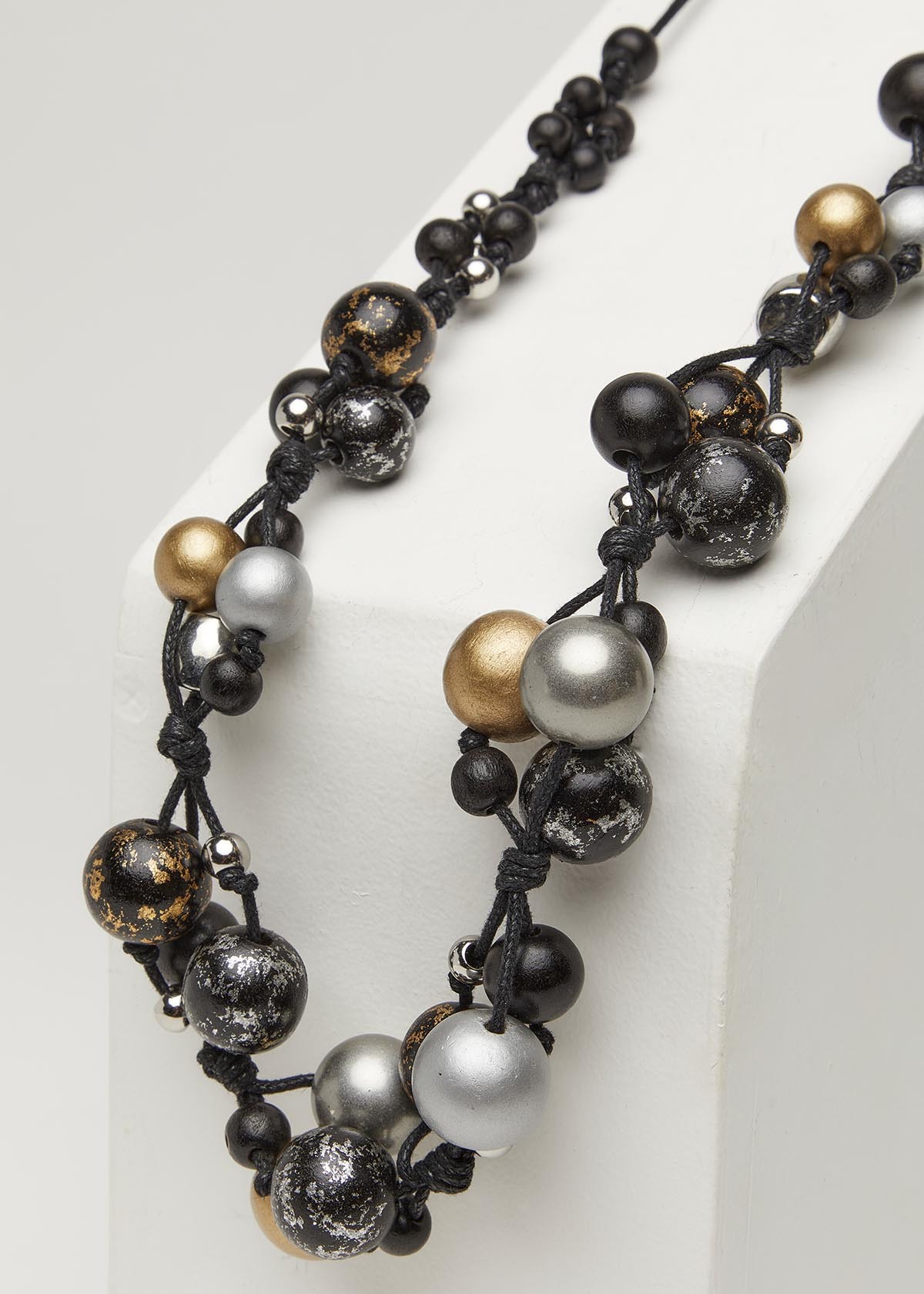 Shop Wooden Beaded Bunch Necklace in Multi | Accessories | Taking Shape AU