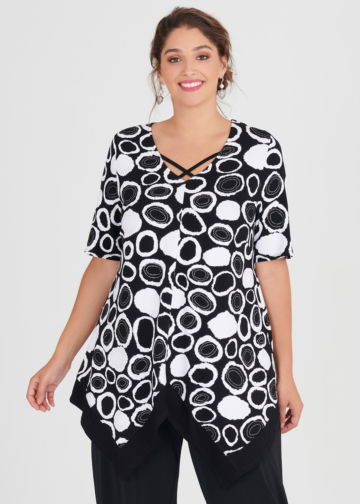 Shop Plus Size Hope Natural Tunic, Multi | Taking Shape AU