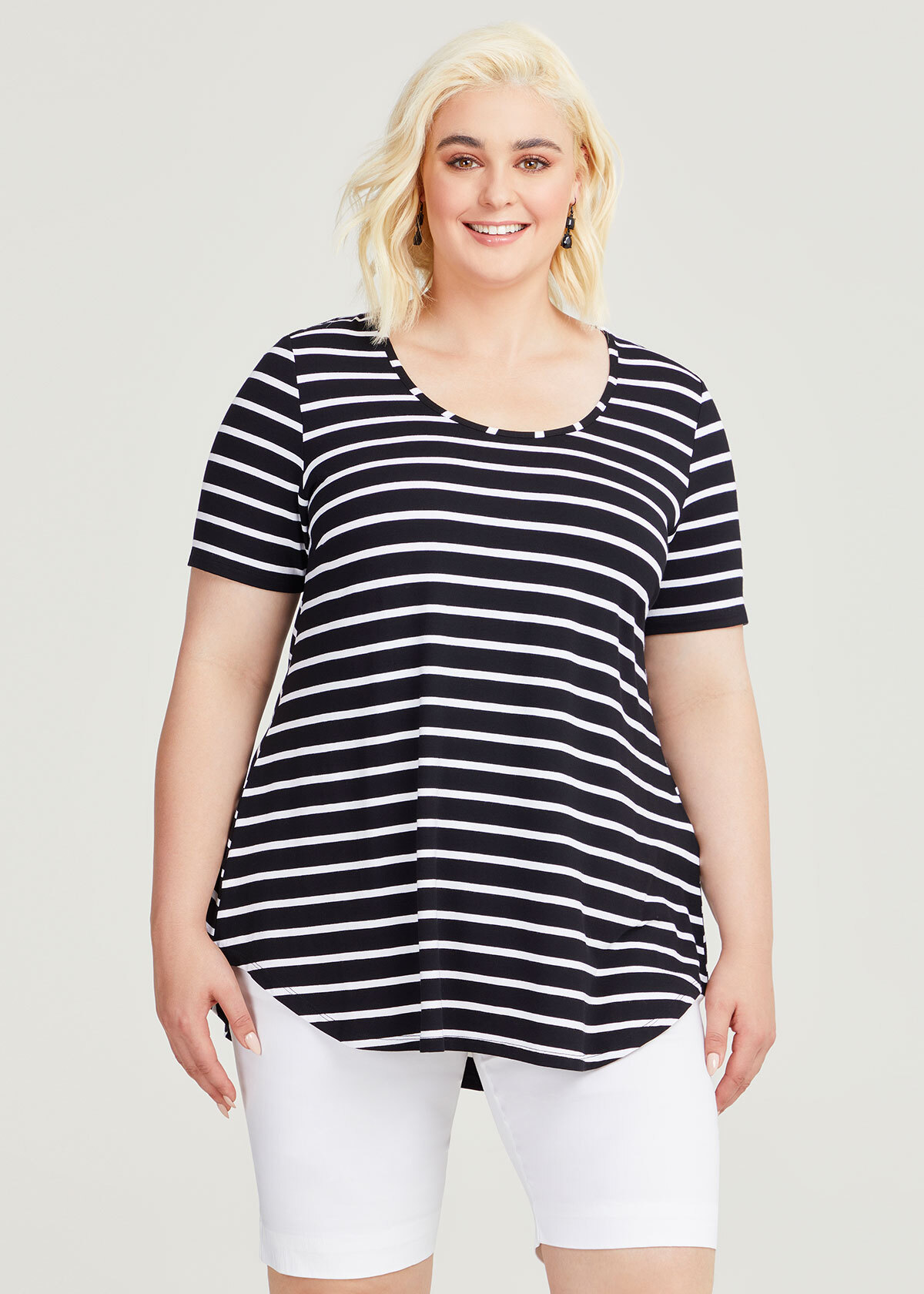 Shop Plus Size Elaine Top, Black | Taking Shape AU