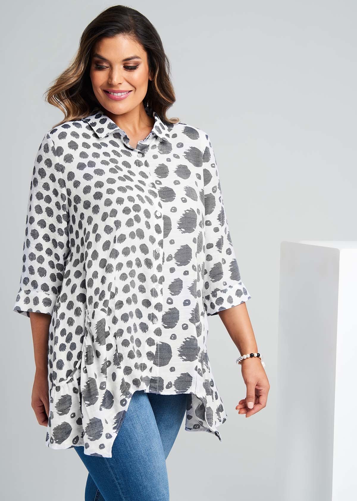 Shop Spot My Spot Shirt in Multi in sizes 12 to 24 | Taking Shape