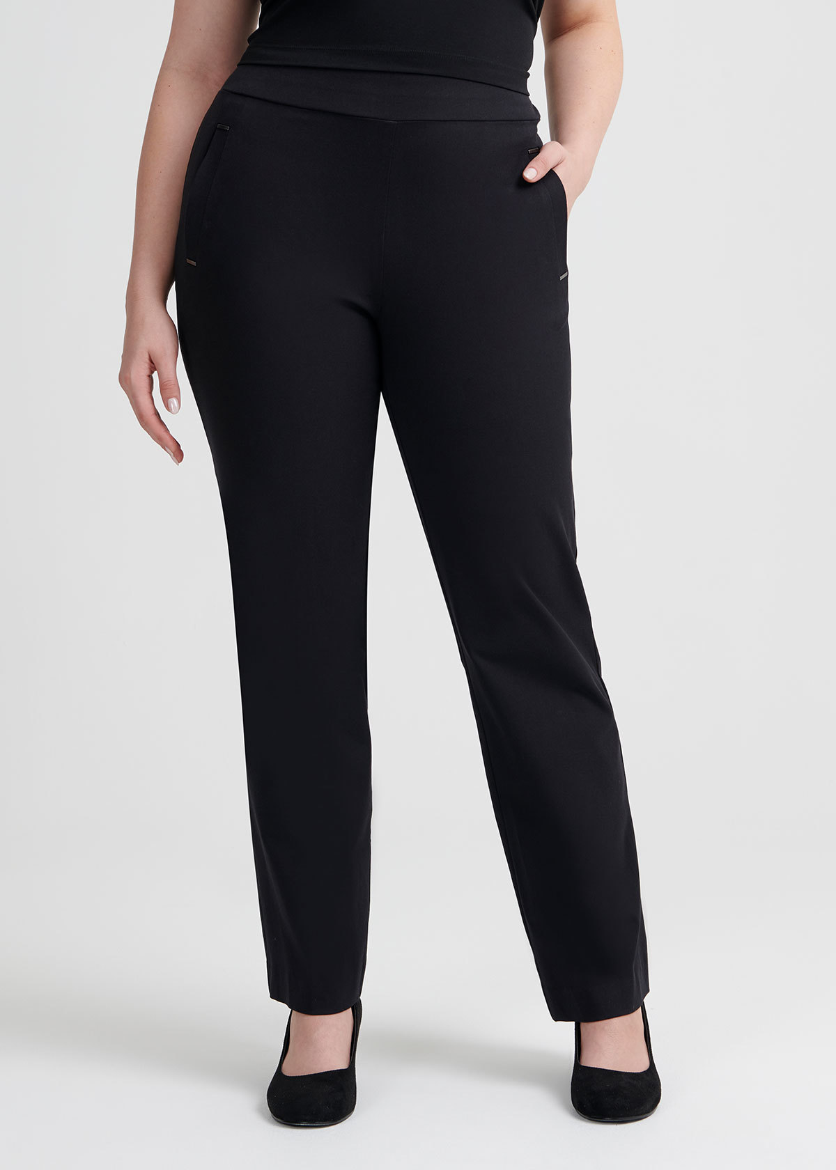 Shop Plus Size Runway Pocket Pant, Black | Taking Shape AU