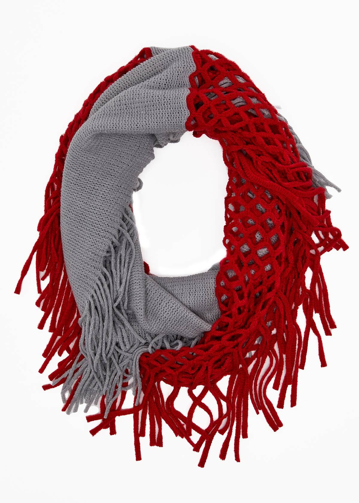 Shop Contrast Knit Snood in Red | Accessories | Taking Shape AU