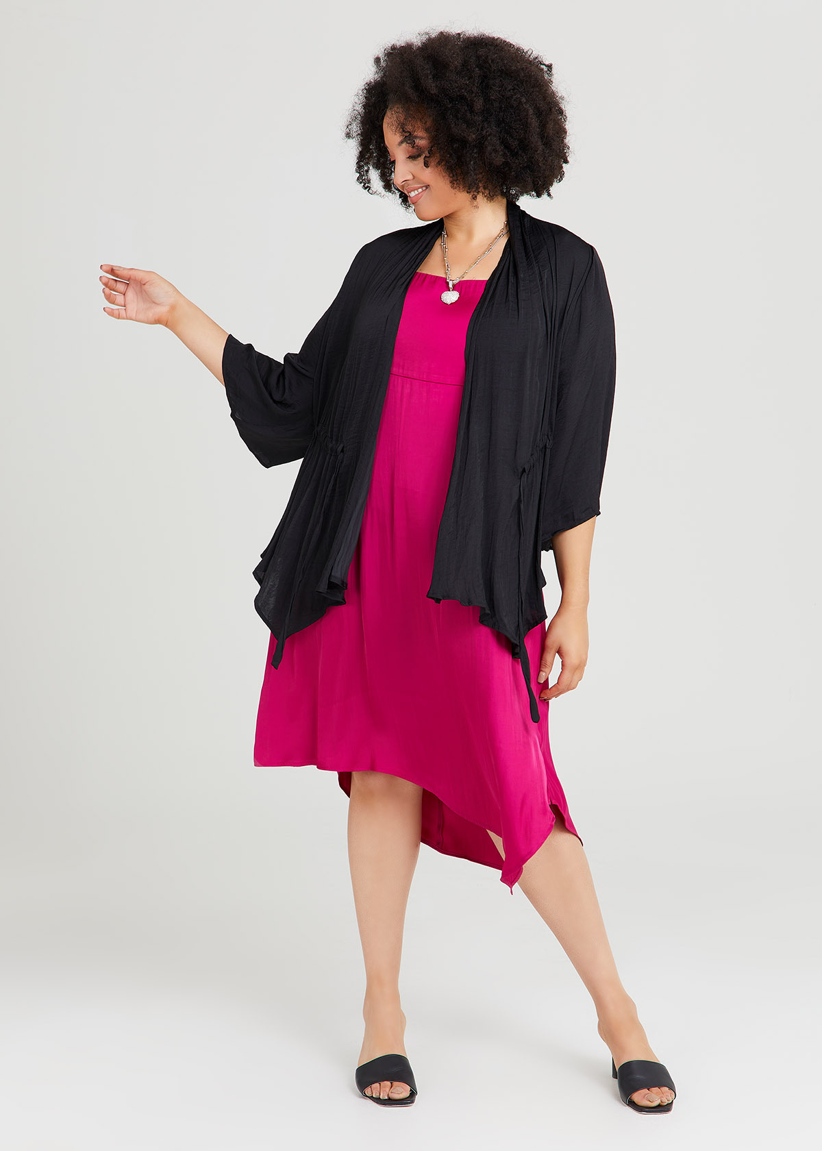 Shop Luxe Harlow Slip Dress in Red, Sizes 12-30 | Taking Shape AU