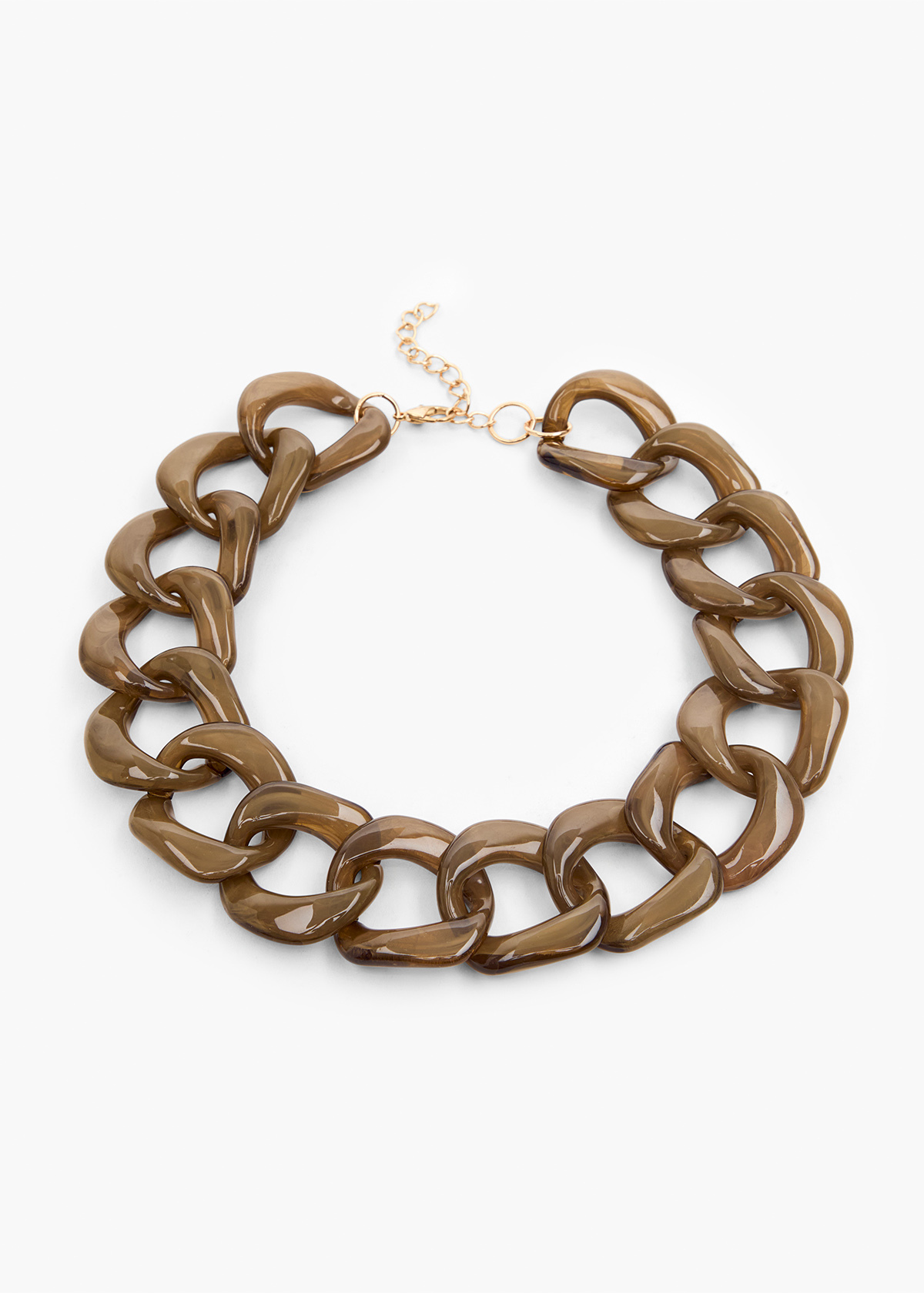 Shop Chain Links Necklace in Green | Accessories | Taking Shape AU