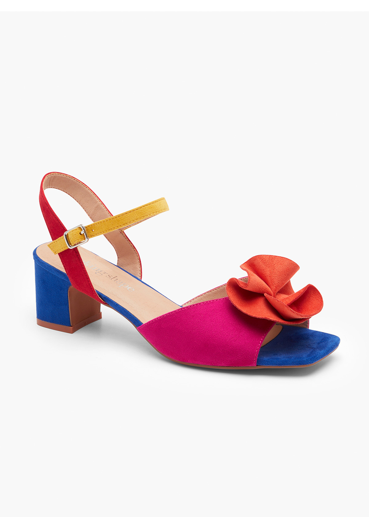 Shop Multi Multi Flower Block Heel | Comfortable Shoes | Taking Shape AU