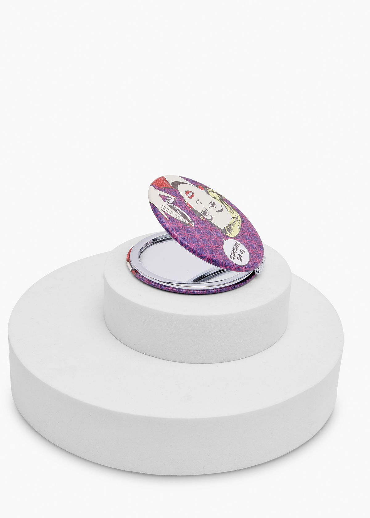 Shop Retro Lady Compact Mirror in Purple | Accessories | Taking Shape AU