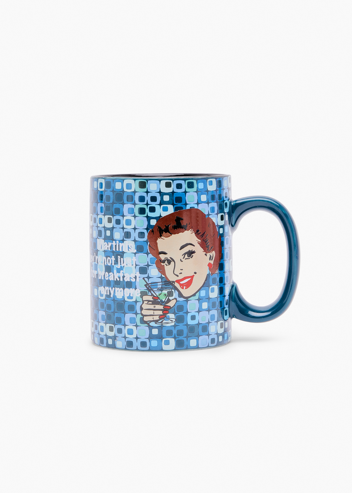 Shop Retro Lady Mug in Blue | Accessories | Taking Shape AU