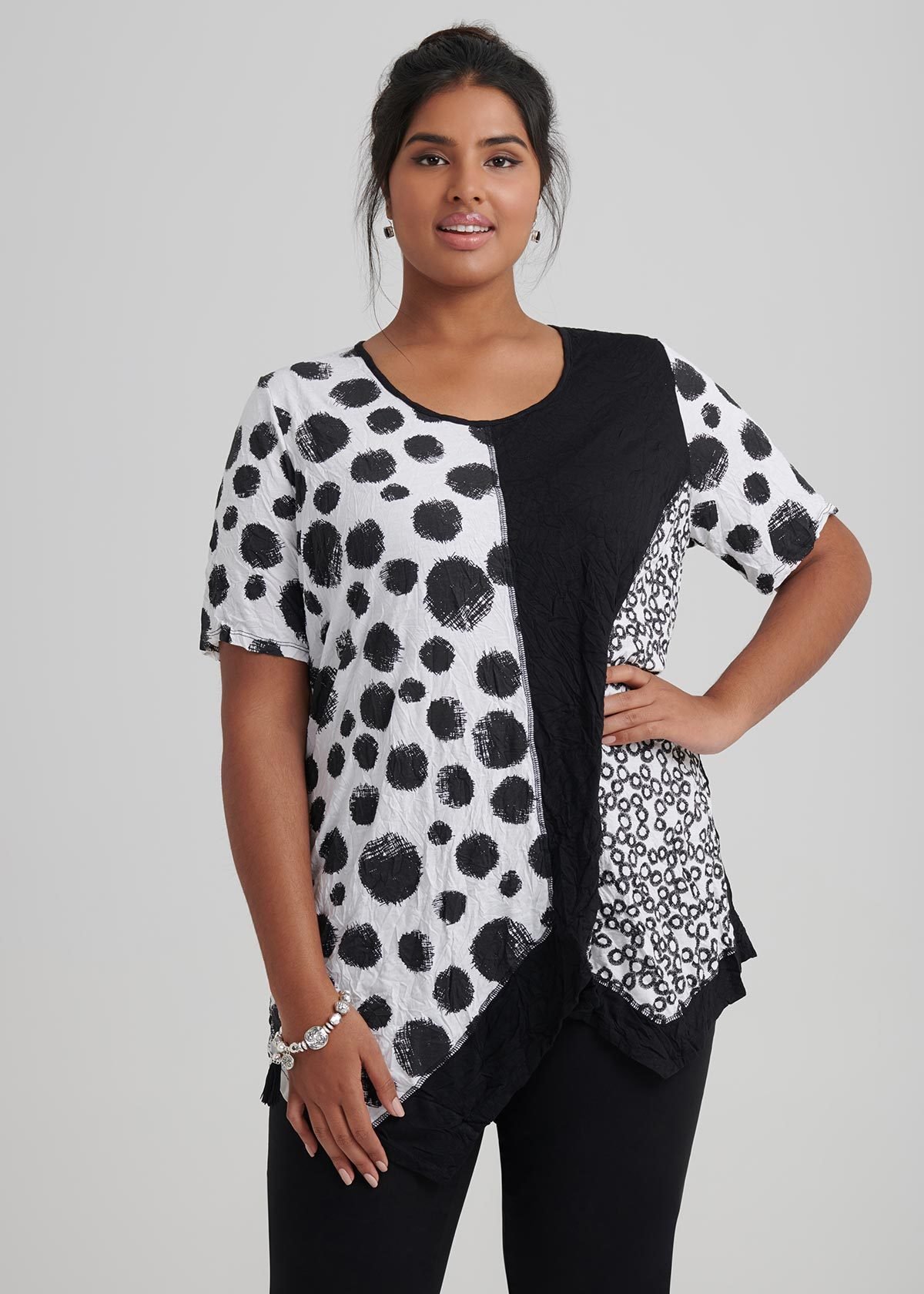 Shop Plus Size Hit The Spot Top in Print | Taking Shape AU