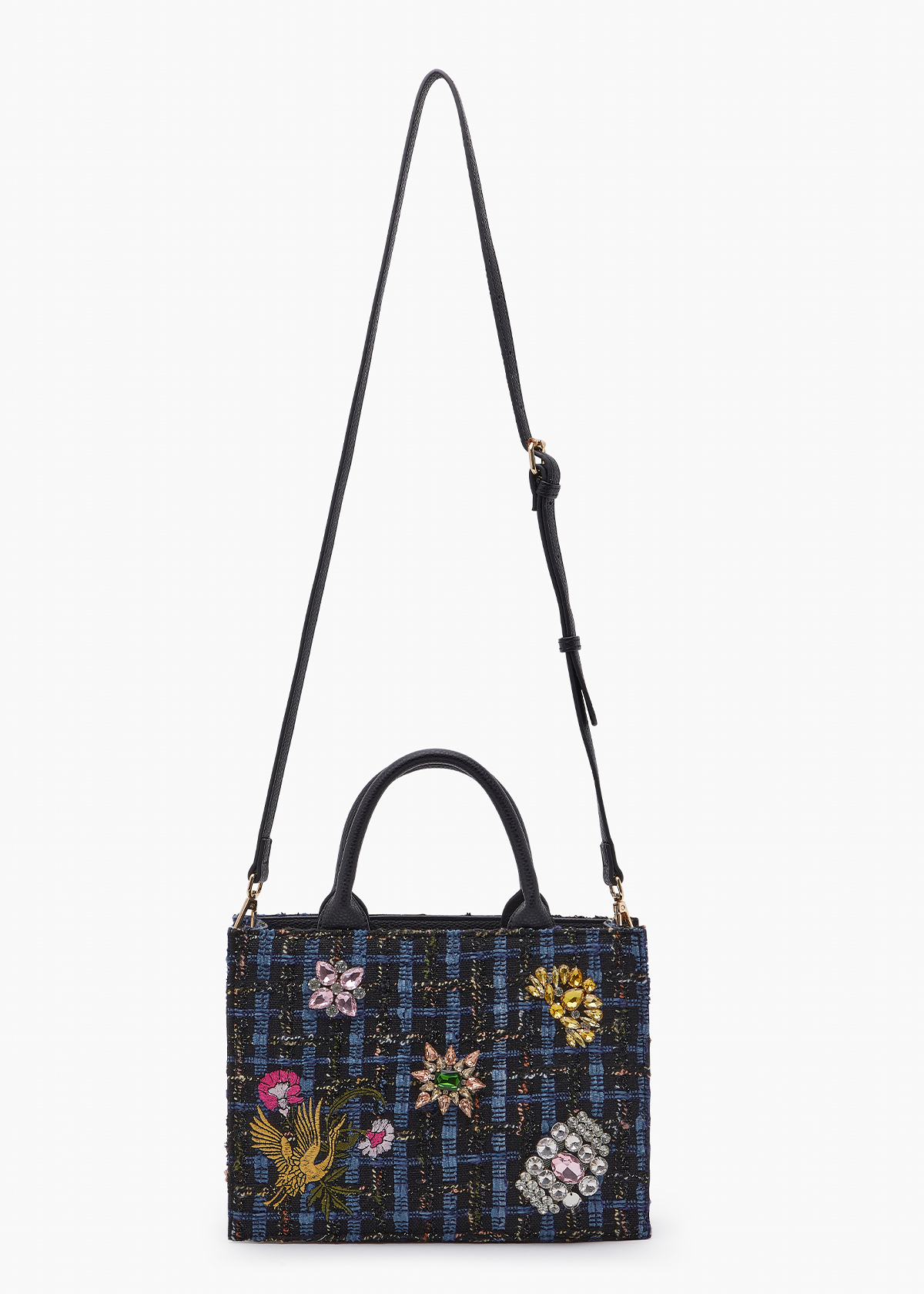 Shop Boucle Bejewelled Bag in Blue | Accessories | Taking Shape AU