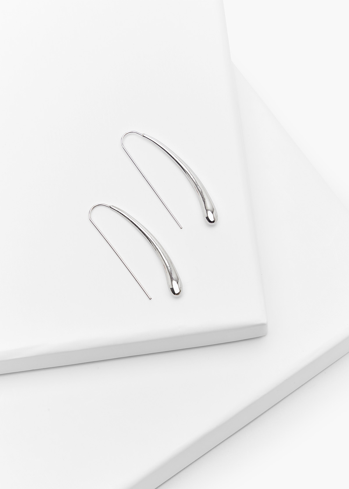 Shop Clean Metal Long Earrings | Accessories | Taking Shape AU Shop Clean Metal Long Earrings | Accessories | Taking Shape AU