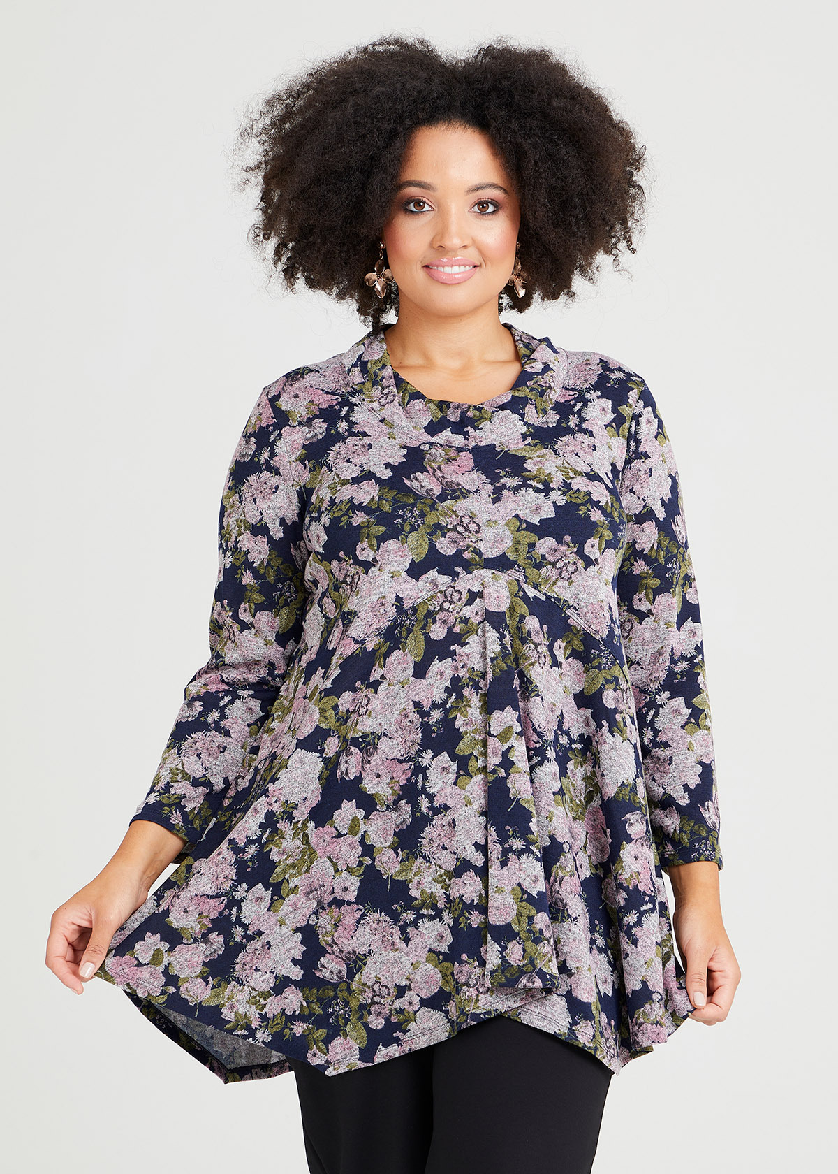 Shop Secret Garden Snug Top in Multi, Sizes 12-30 | Taking Shape AU