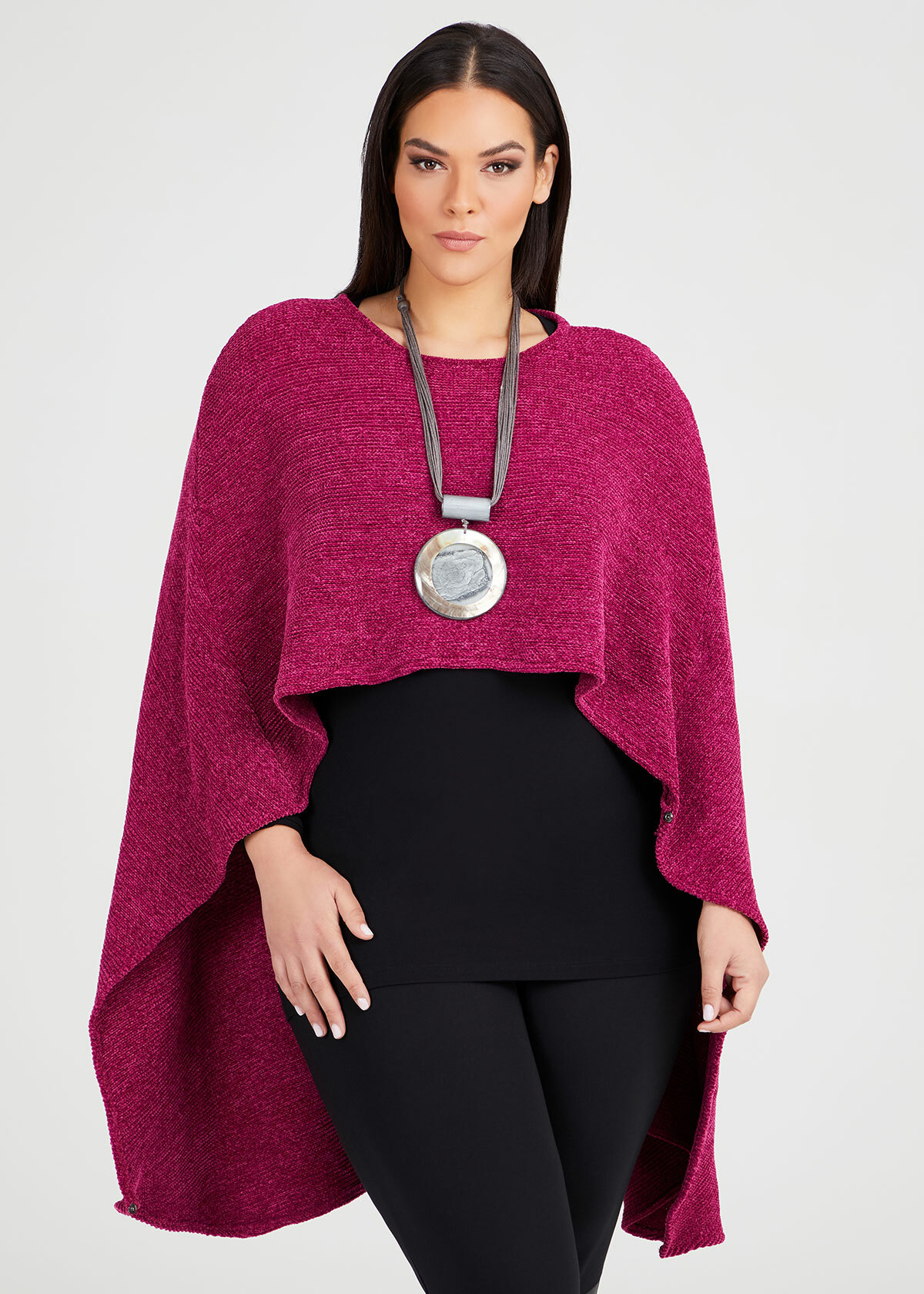 Shop Jewel By Your Side Poncho in Pink | Accessories | Taking Shape AU