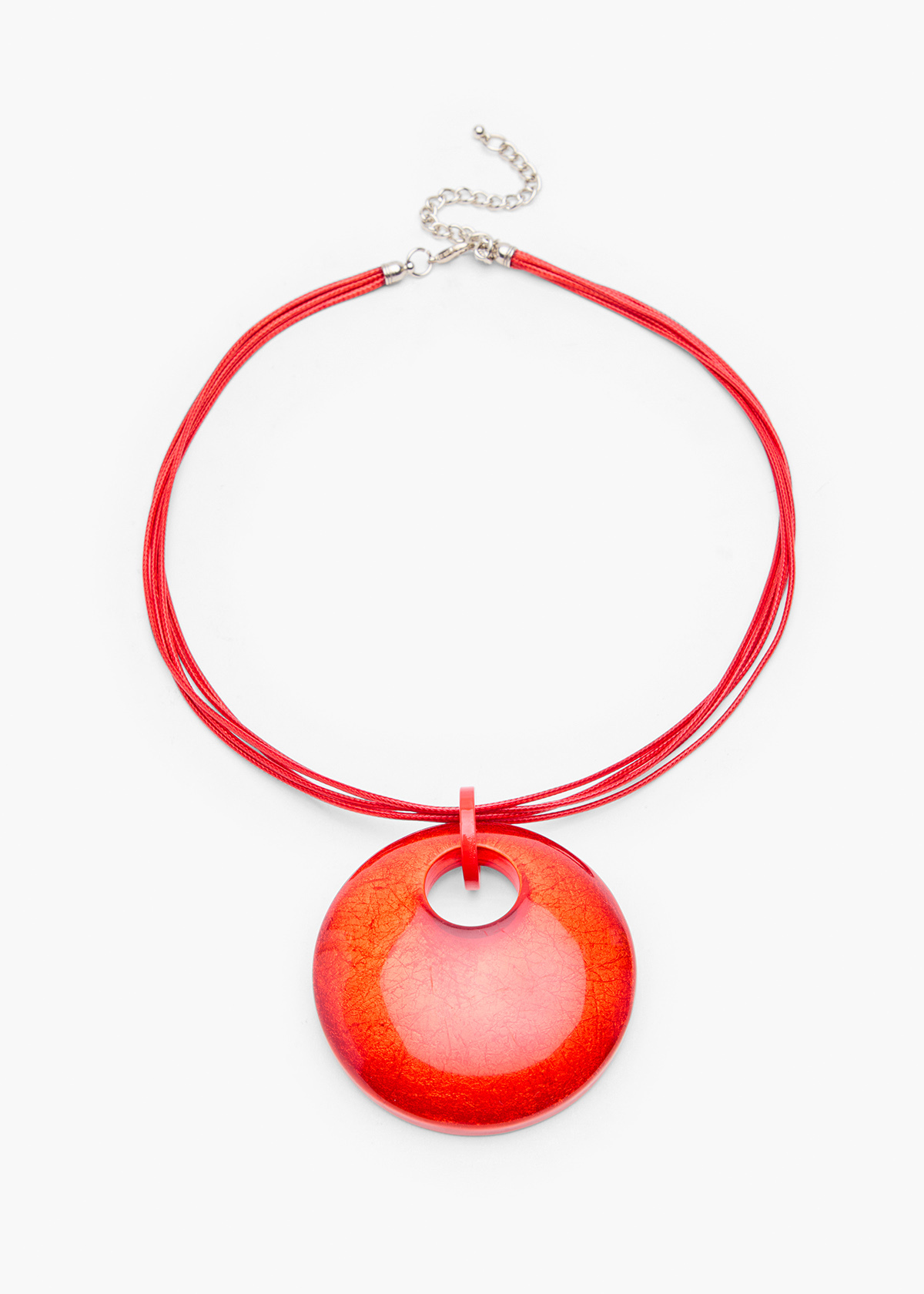 Shop Short Circle Necklace in Red | Accessories | Taking Shape AU