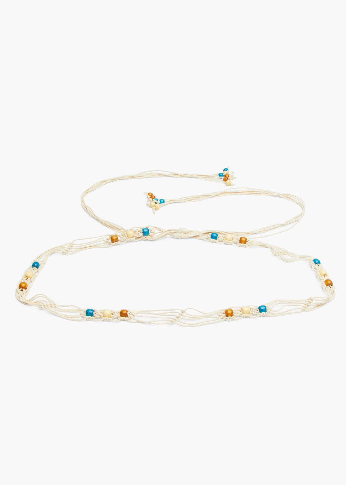 Shop Beaded Rope Belt in White | Accessories | Taking Shape NZ