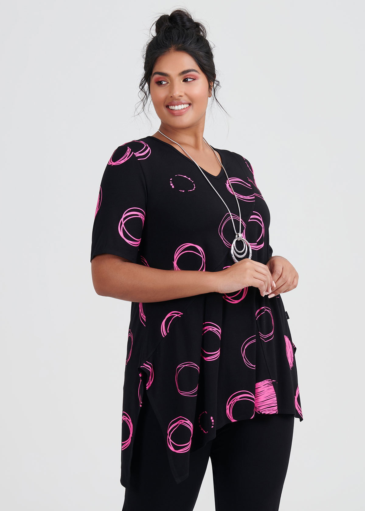 Shop Plus Size Intentions Tunic in Print | Sizes 12-30 | Taking Shape AU