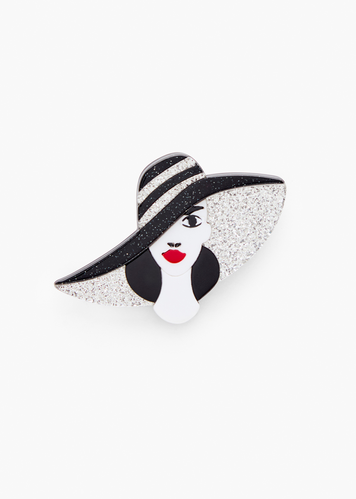 Shop Classic Lady Brooch in Black | Accessories | Taking Shape AU