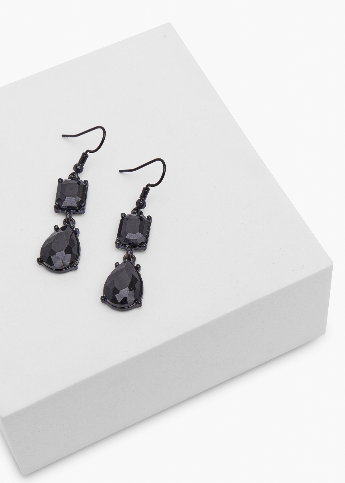 Shop Jewel Drop Earrings in Black | Accessories | Taking Shape NZ