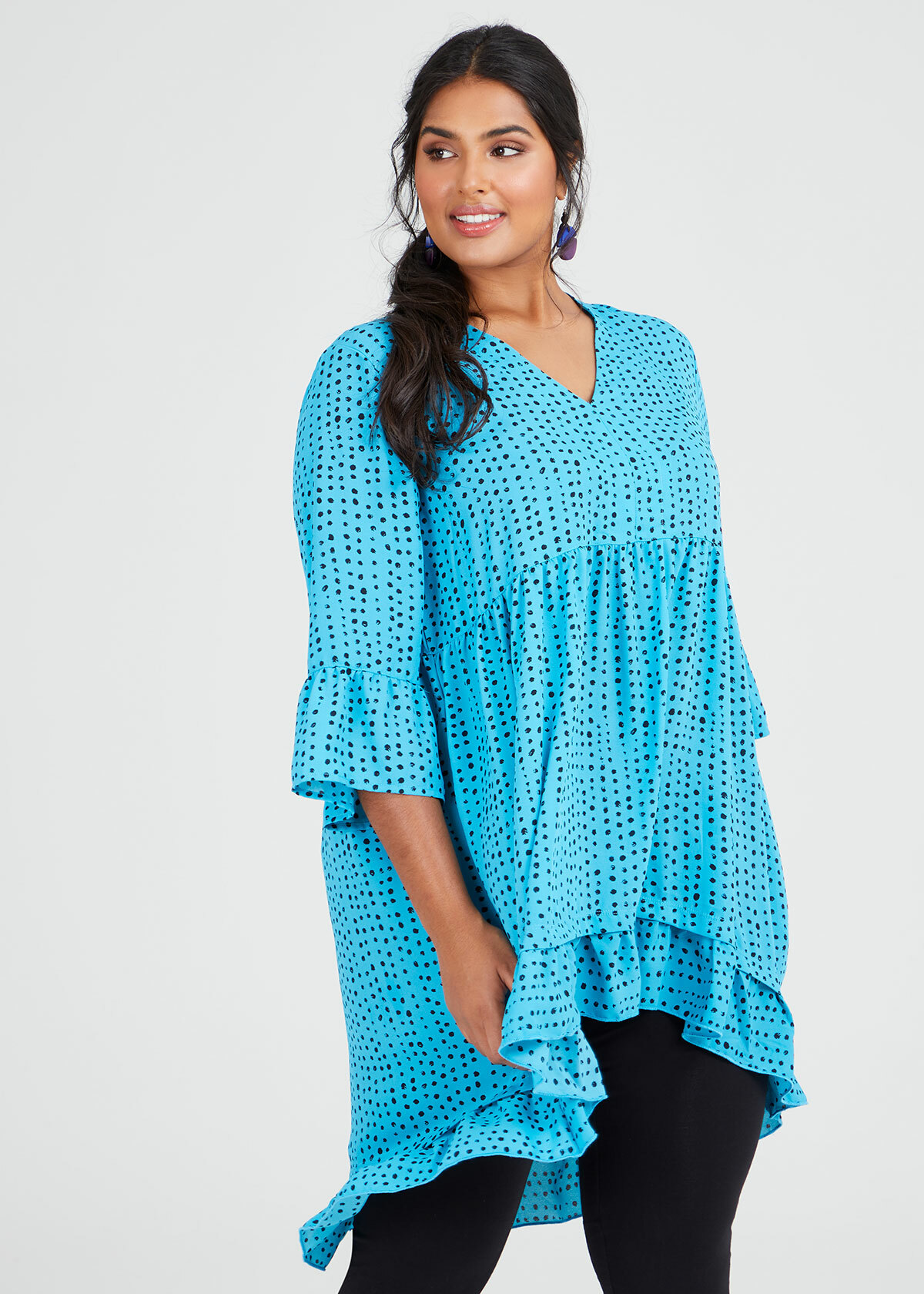Shop Plus Size Josephine Tunic, Blue | Taking Shape AU
