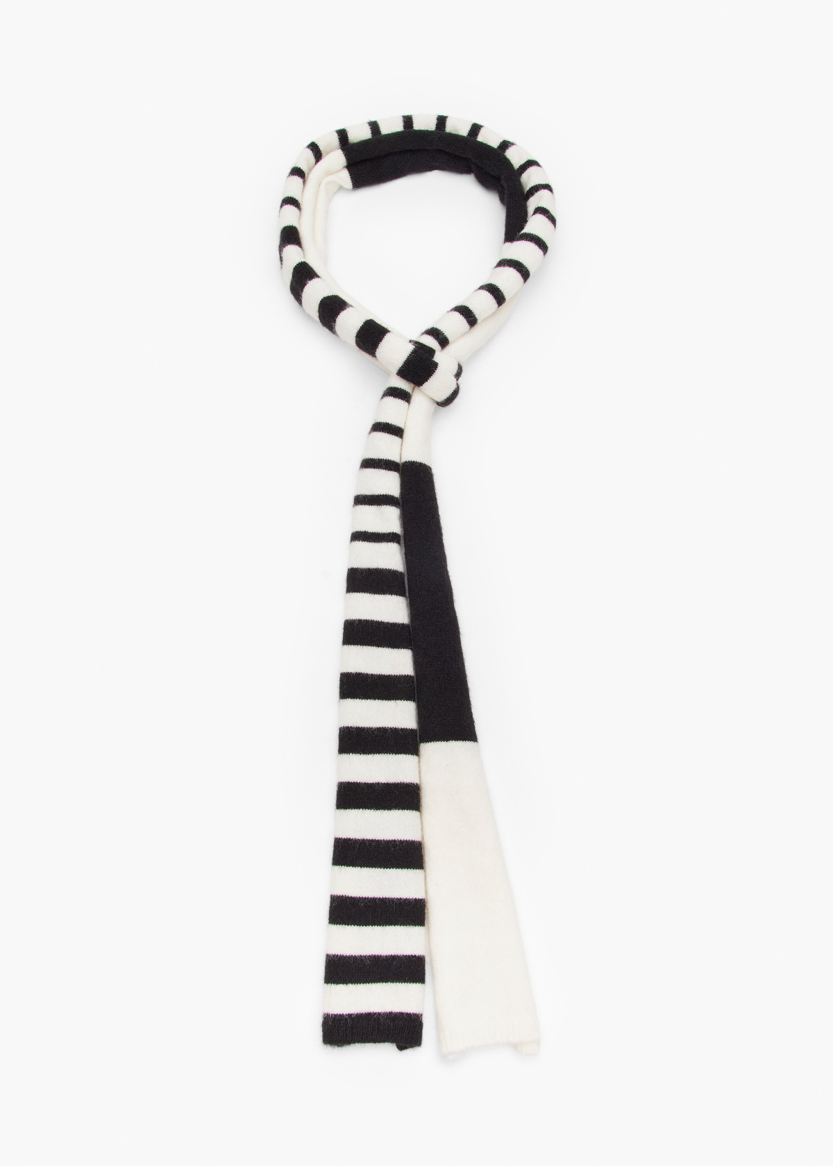 Shop Thin Stripe Scarf in Black | Accessories | Taking Shape AU