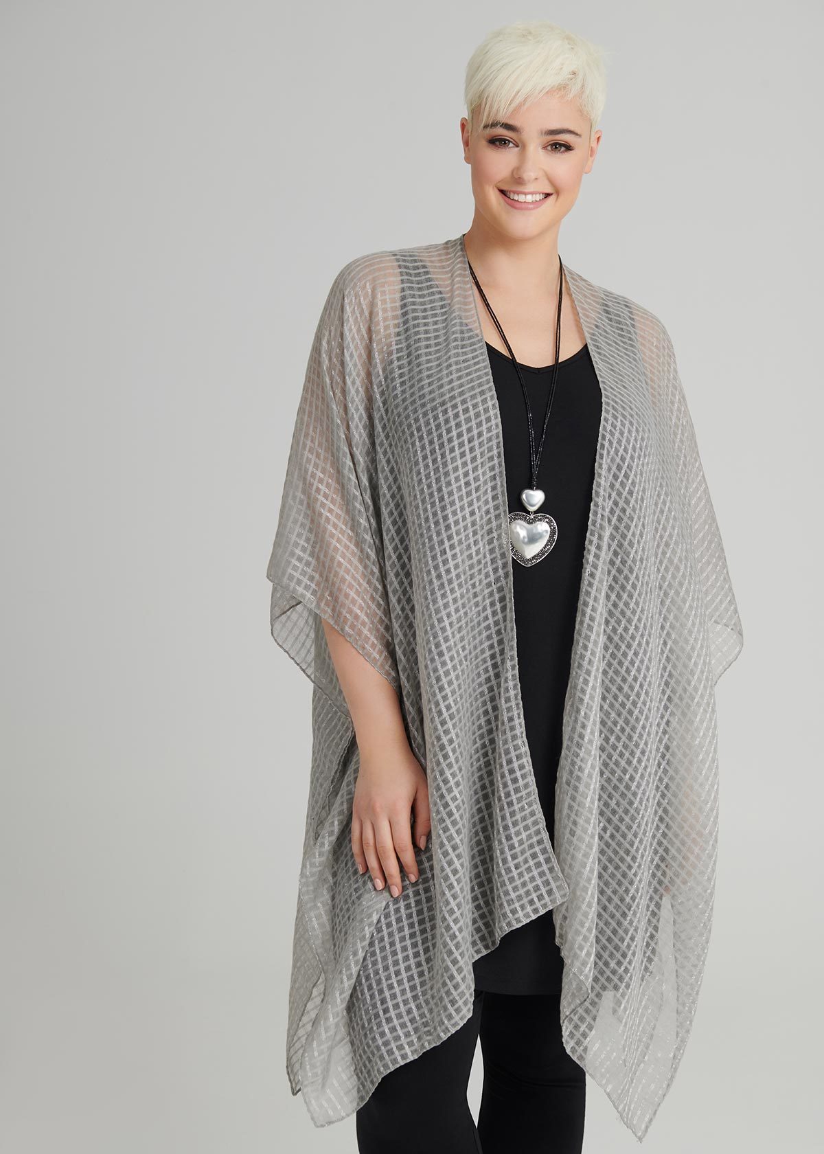 Shop Frosted Silver Cape in Silver | Accessories | Taking Shape AU