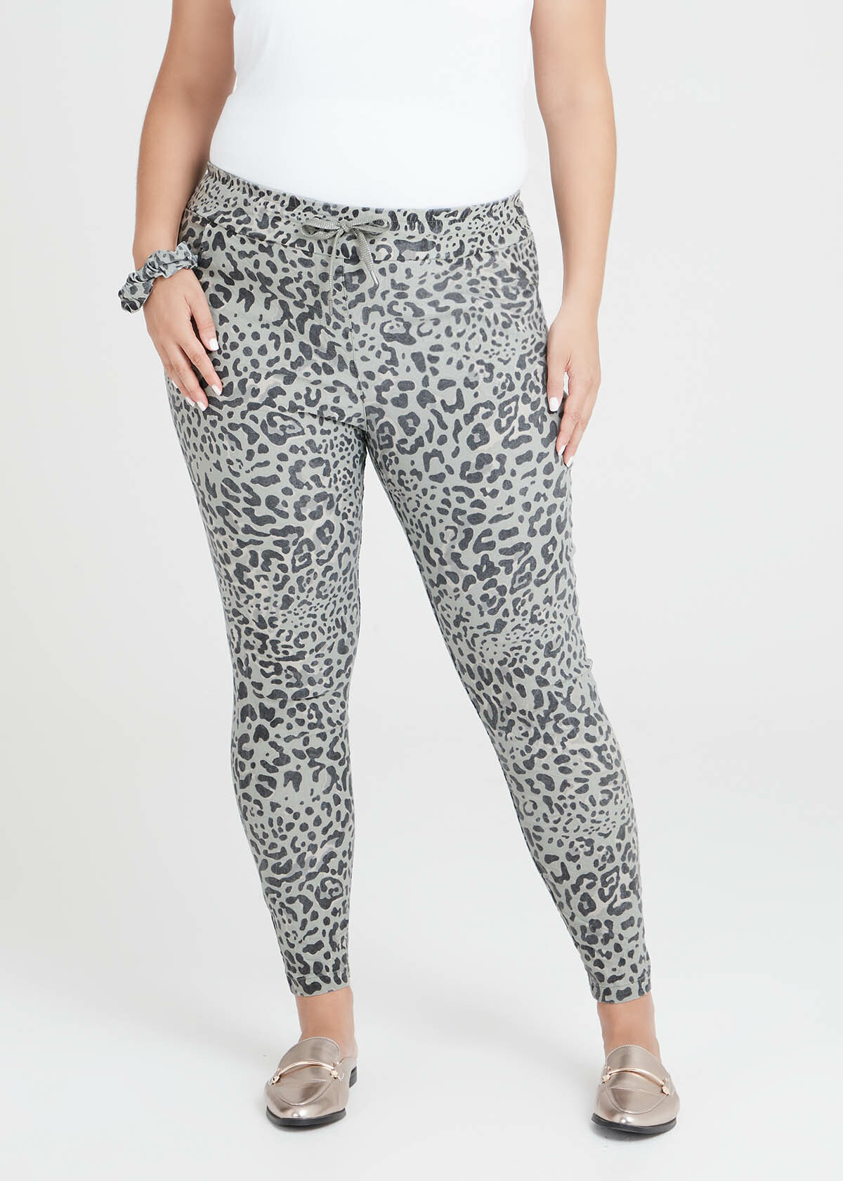 Shop Plus Size Leo Natural Crush Jogger Pant, Print | Taking Shape AU