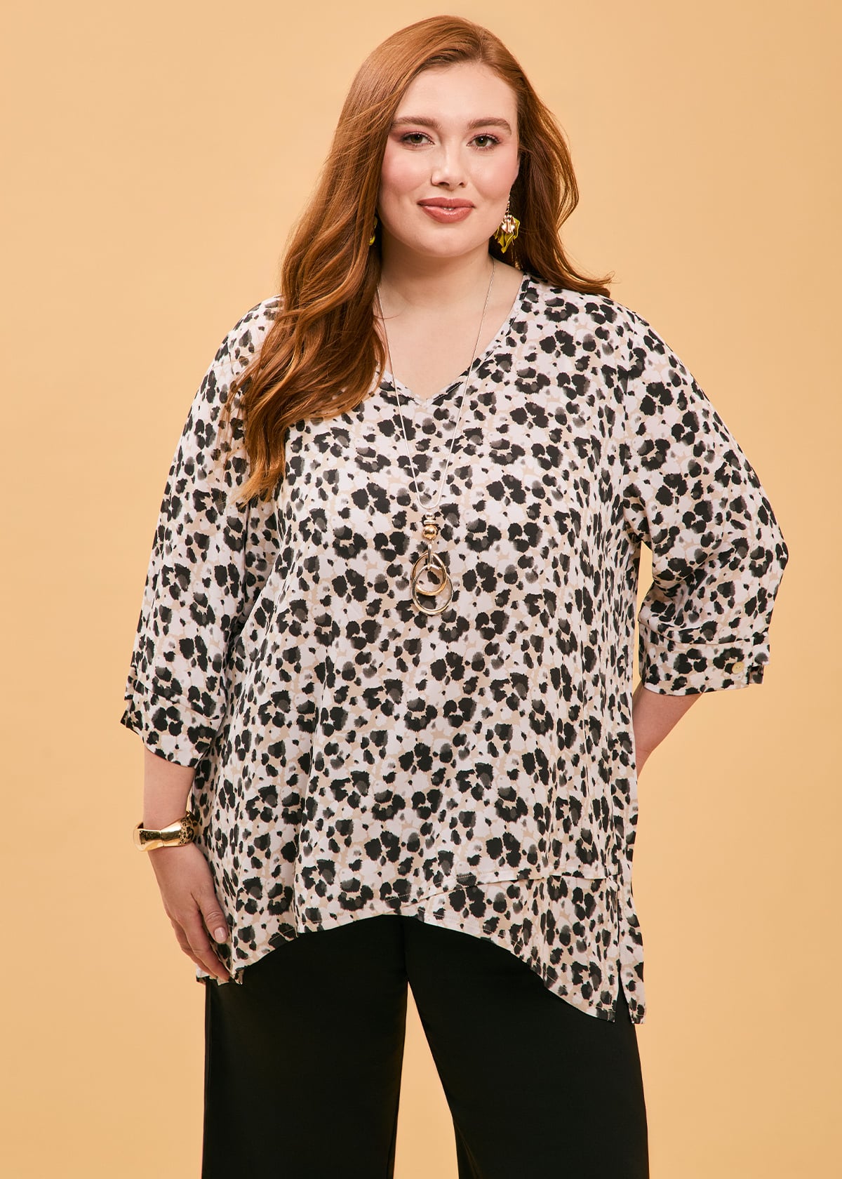 Shop Plus Size Libby Swing Top, Print | Taking Shape AU