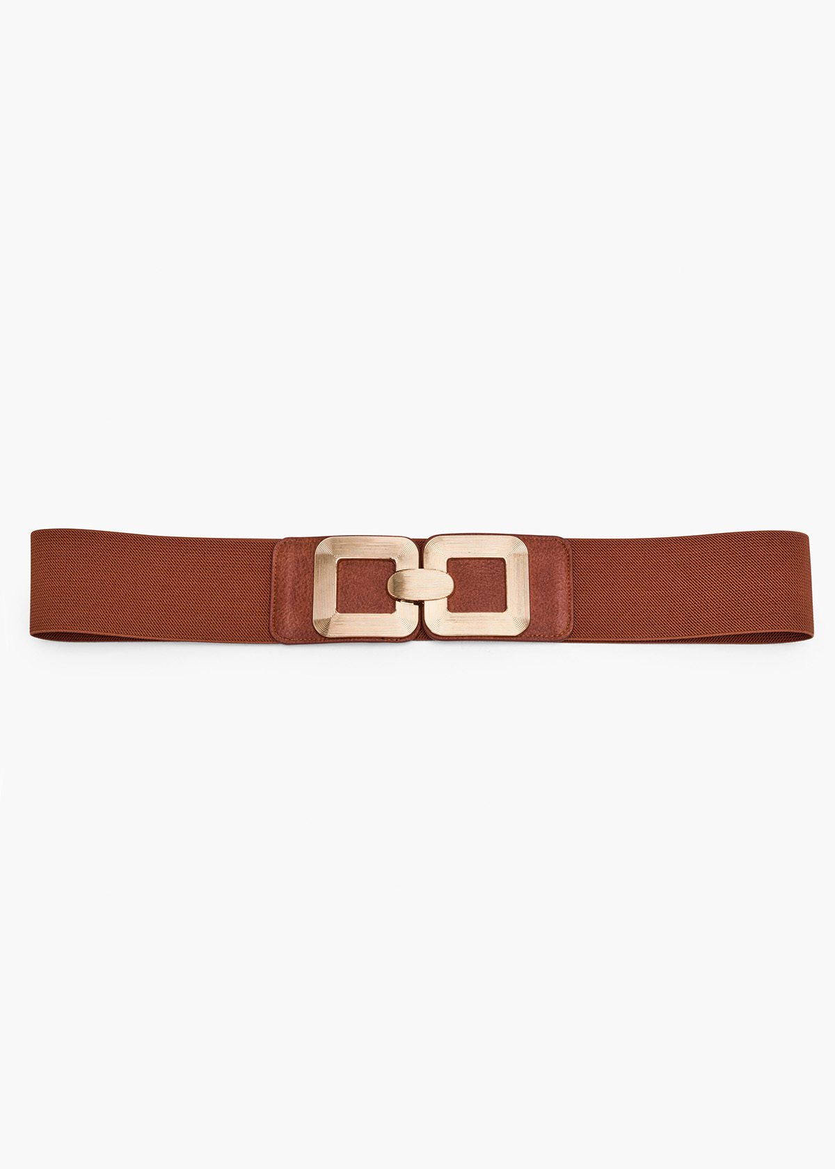 Shop Elastic Front Clip Belt in Brown | Accessories | Taking Shape AU