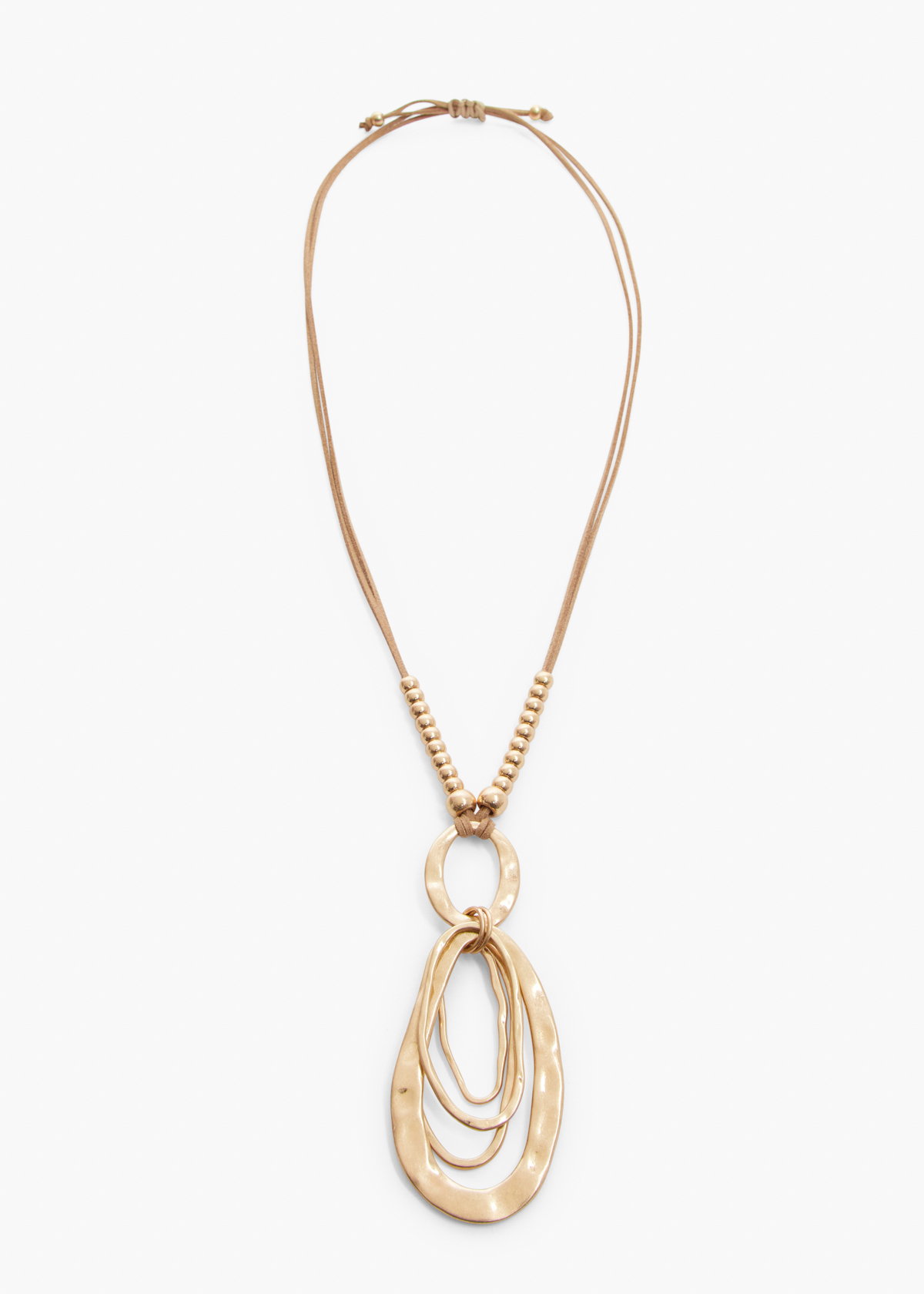 Shop Oval Clean Metal Necklace in Gold | Accessories | Taking Shape NZ