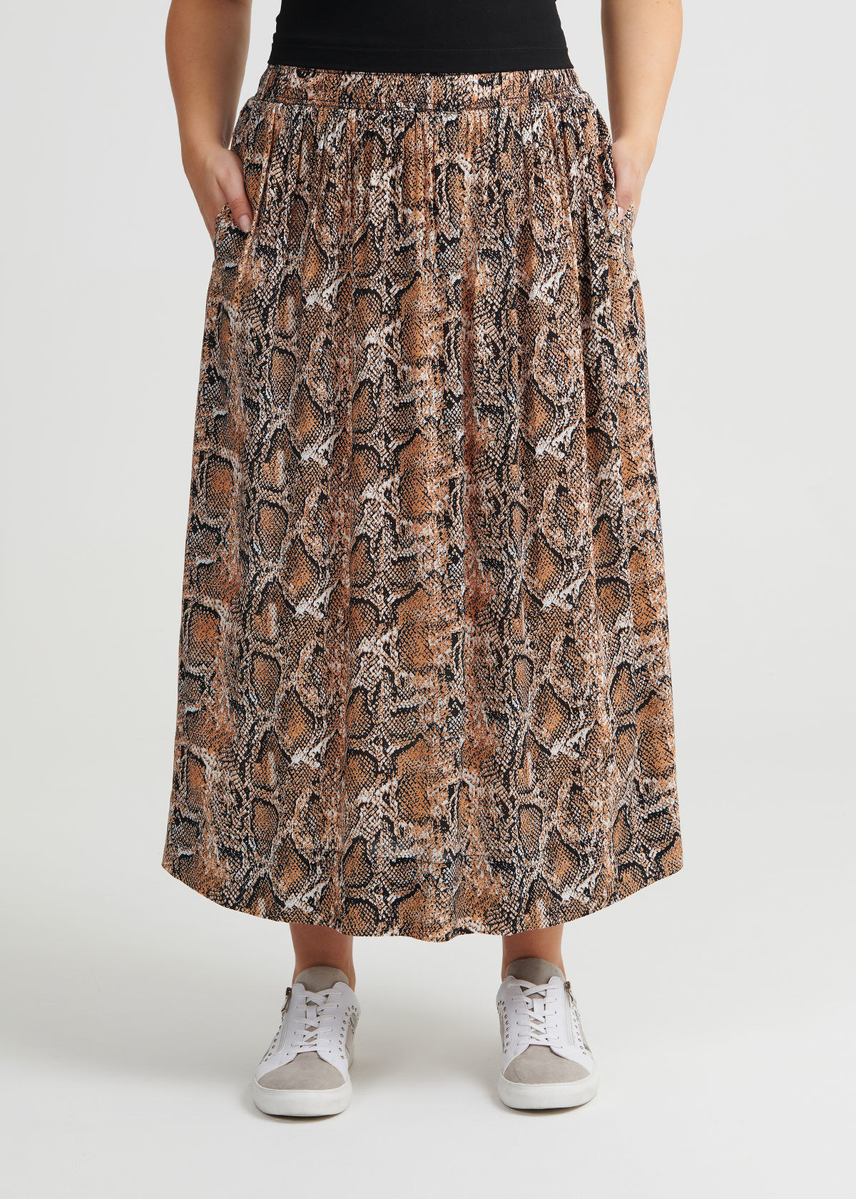 Shop Plus Size Python Skirt, Print | Taking Shape AU