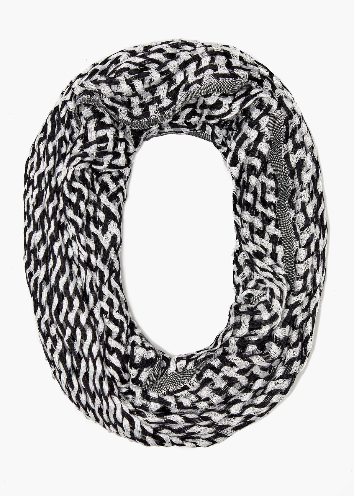 Shop Two Tone Woven Snood in Black | Accessories | Taking Shape AU