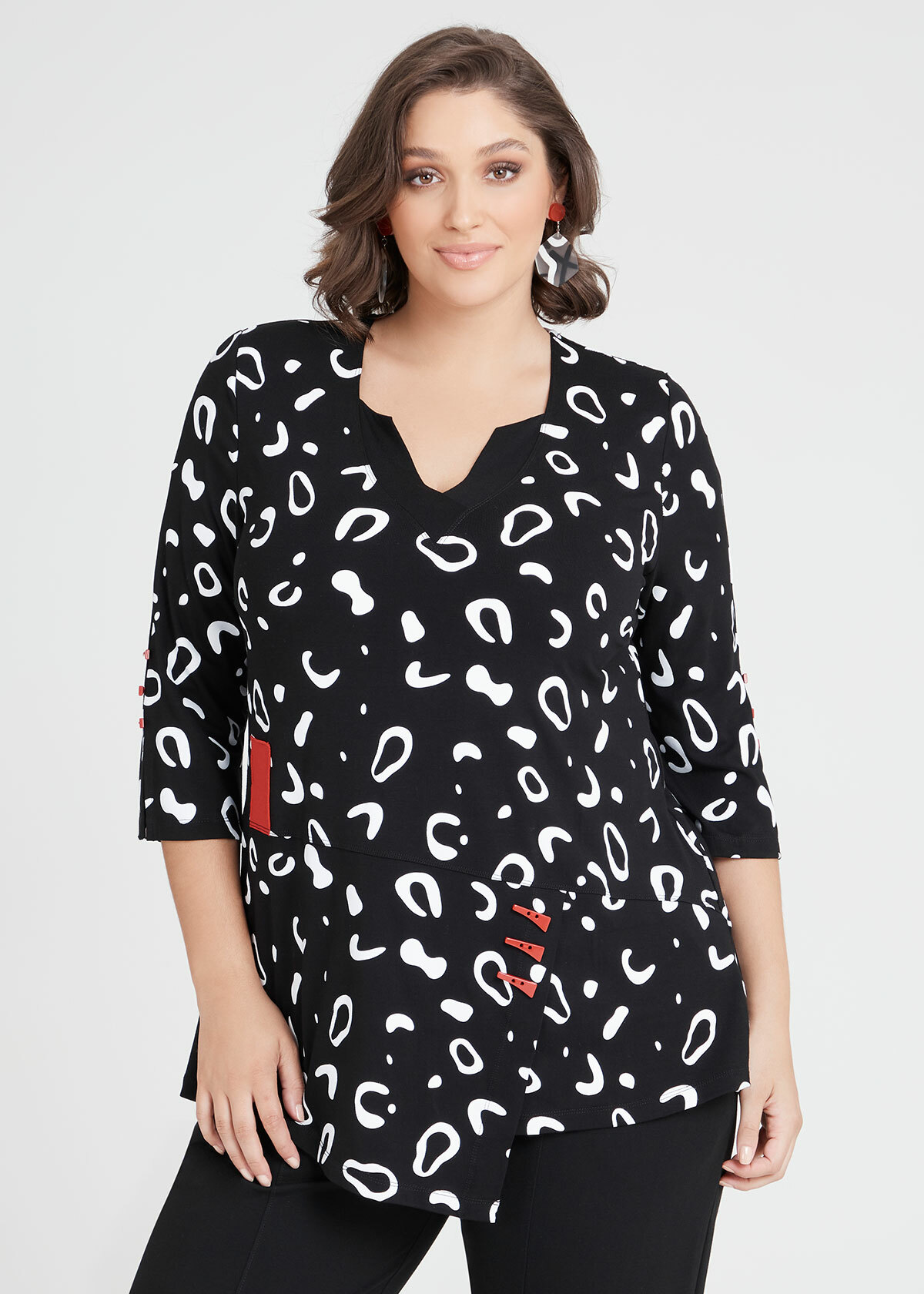 Shop Plus Size Natural Animal Top, Print | Taking Shape AU