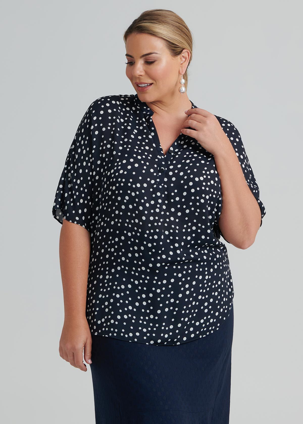 Shop Plus Size Sustained Spot Top, Spots | Taking Shape AU