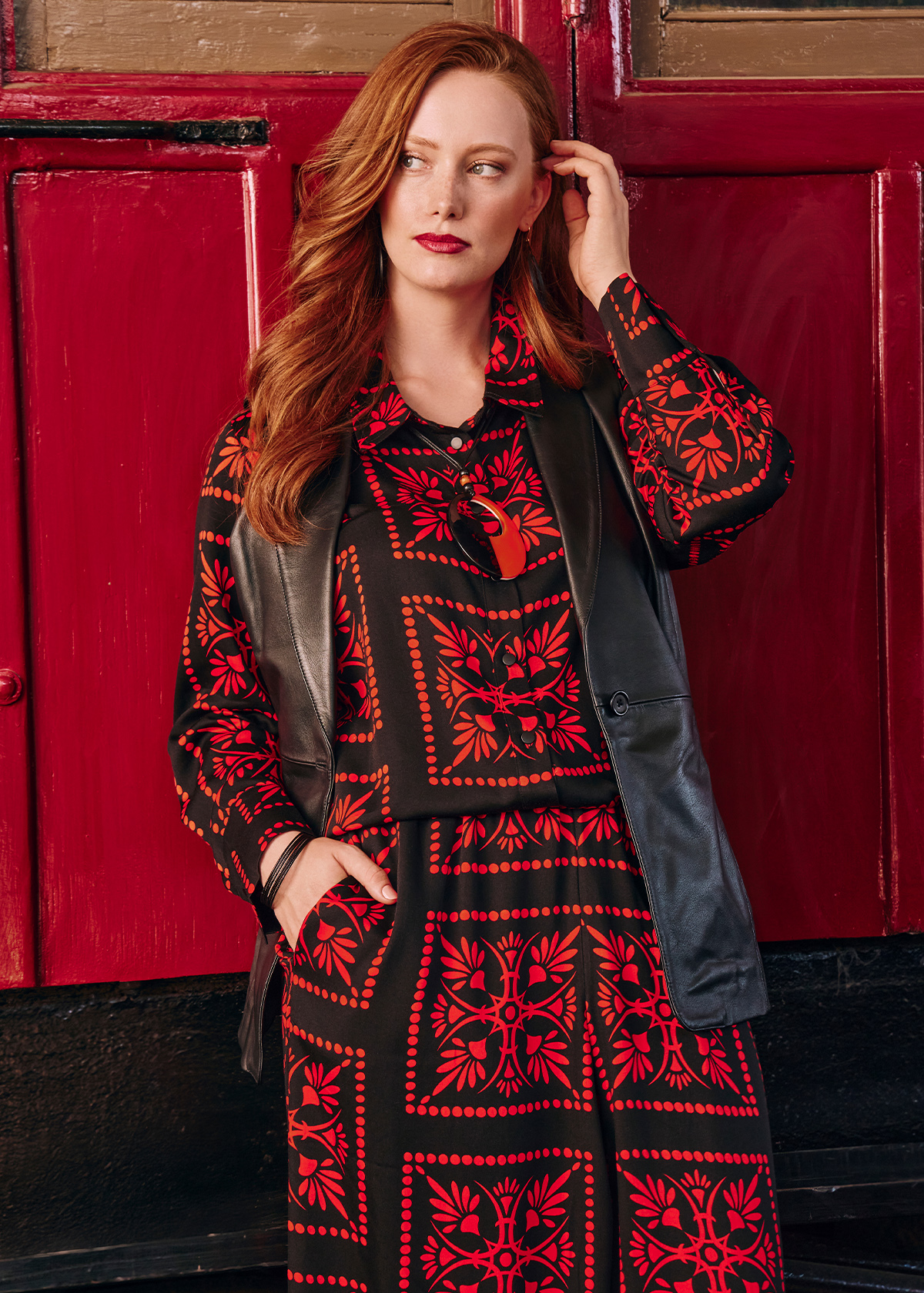 Shop Plus Size Natural Moroccan Memories Shirt, Multi | Taking Shape AU