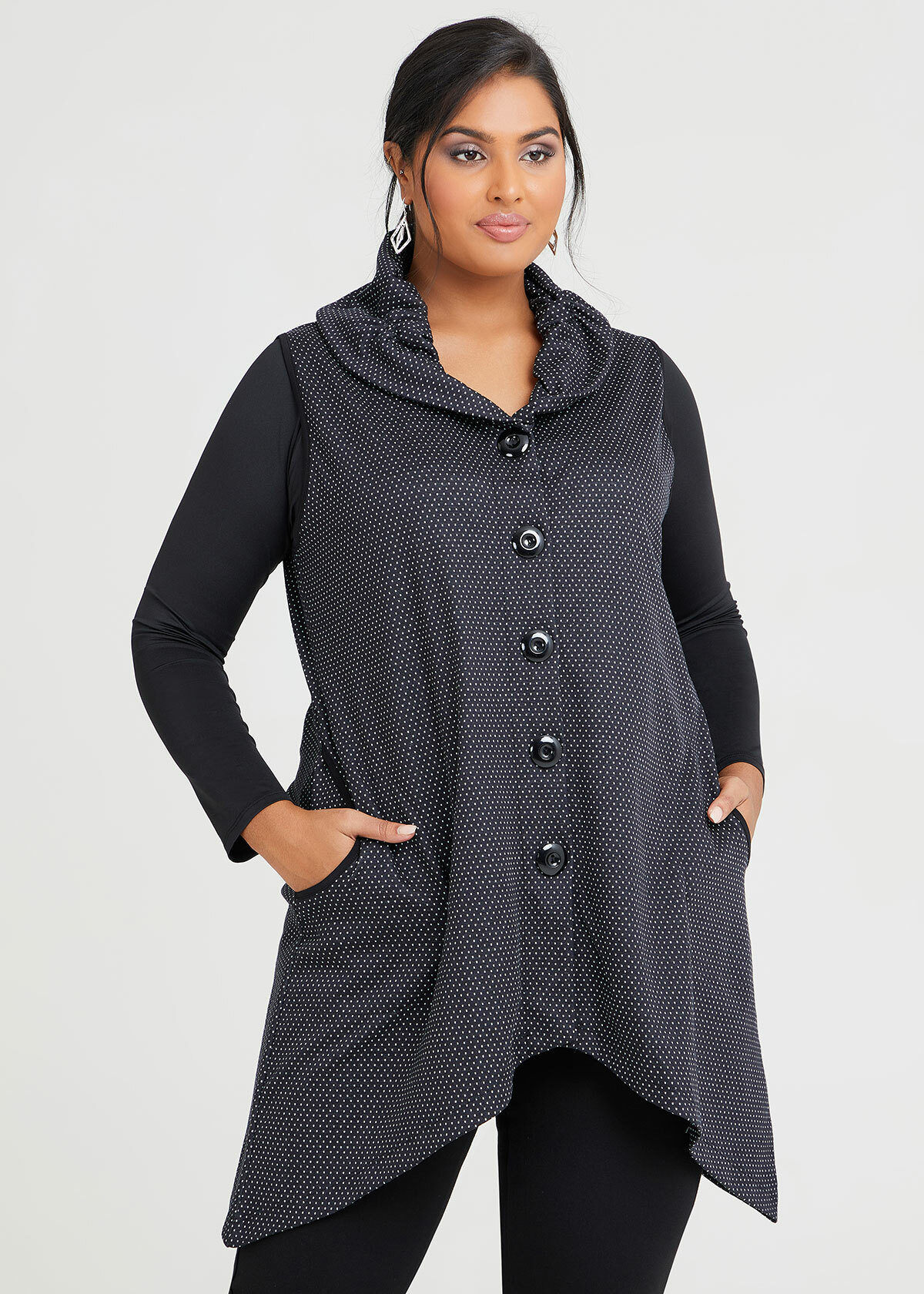 Shop Plus Size Zoey Jacquard Vest, Multi | Taking Shape AU