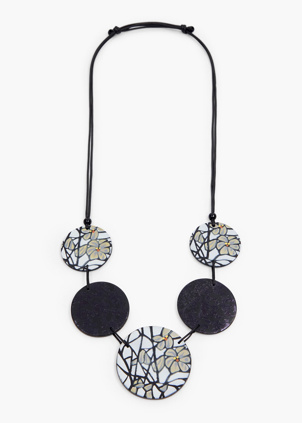 Shop Mono Flower Necklace in Black | Accessories | Taking Shape AU