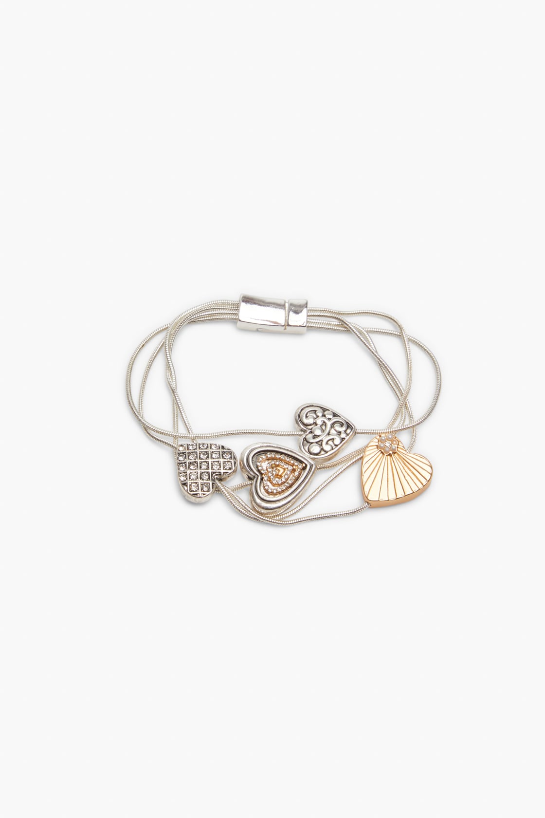 Shop Heart Charm Magnetic Bracelet in Multi | Accessories | Taking Shape AU