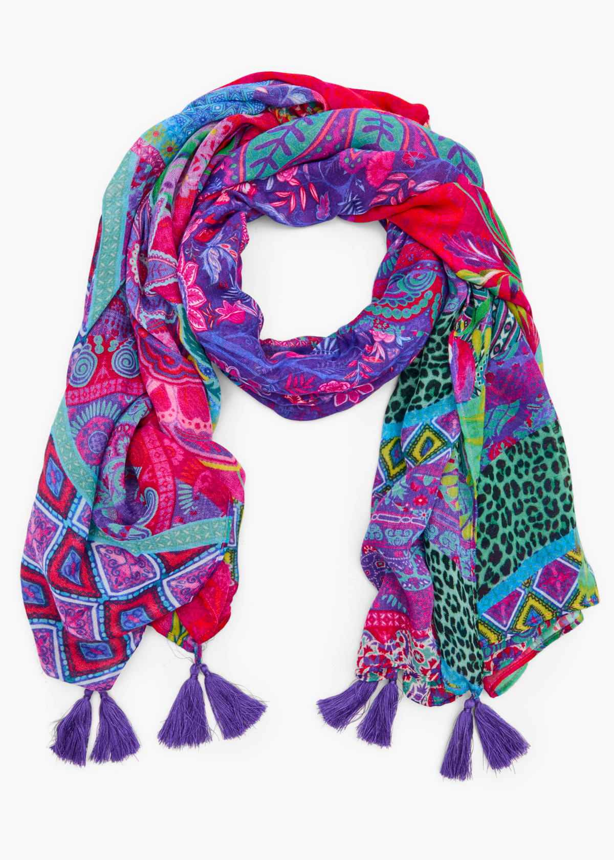 Shop Floral Patchwork Scarf in Multi | Accessories | Taking Shape AU